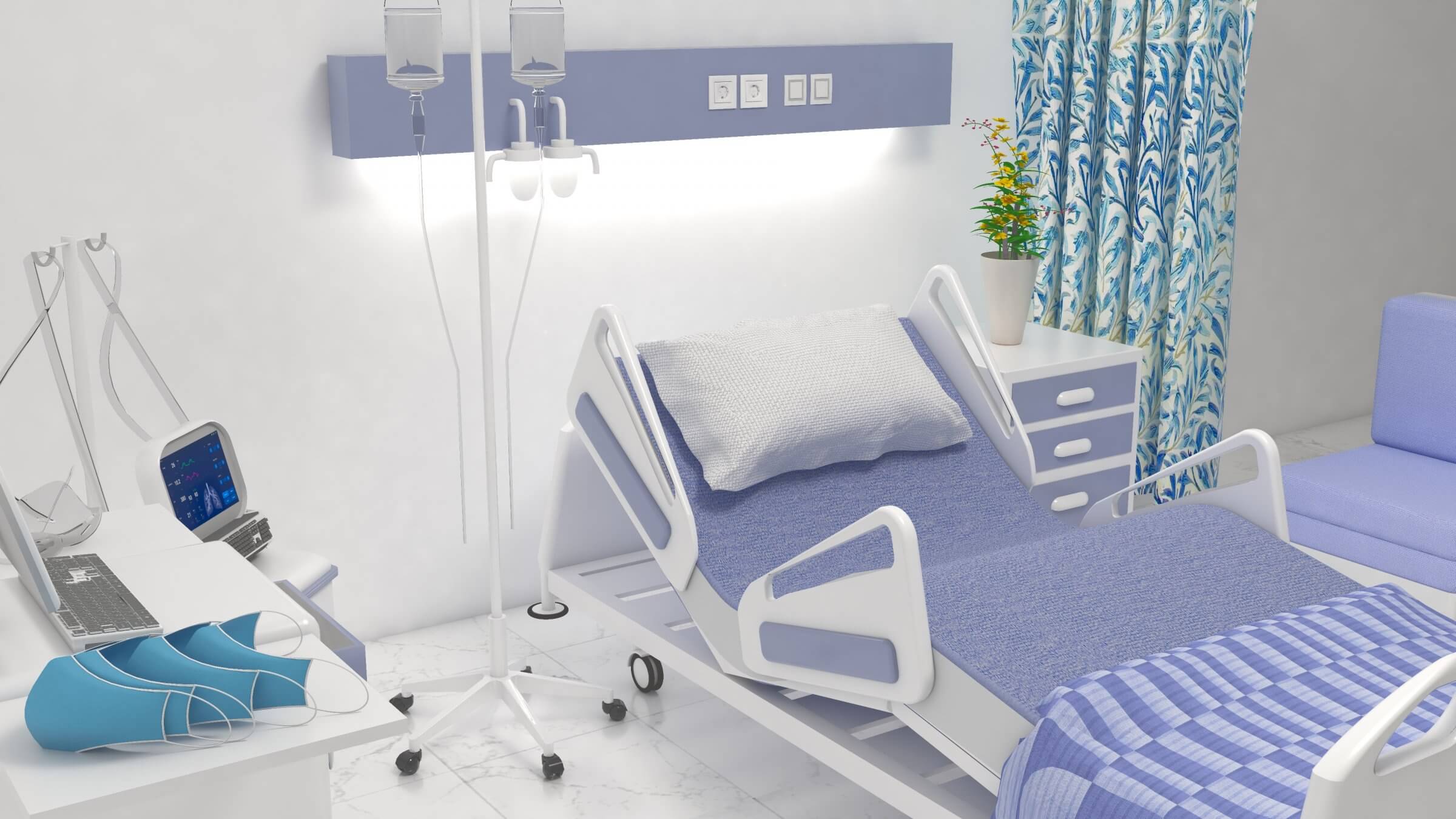 Observation Ward 4K - 3D Model by Pictorer