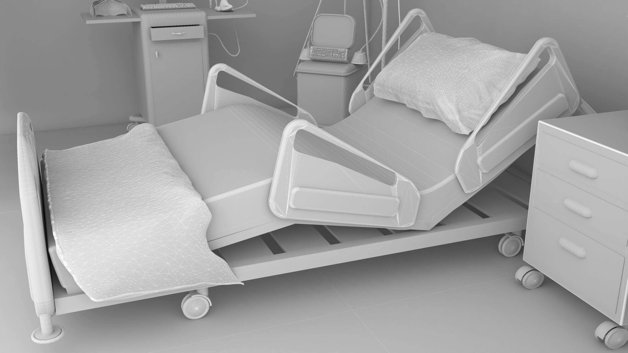 Observation Ward 4K - 3D Model by Pictorer