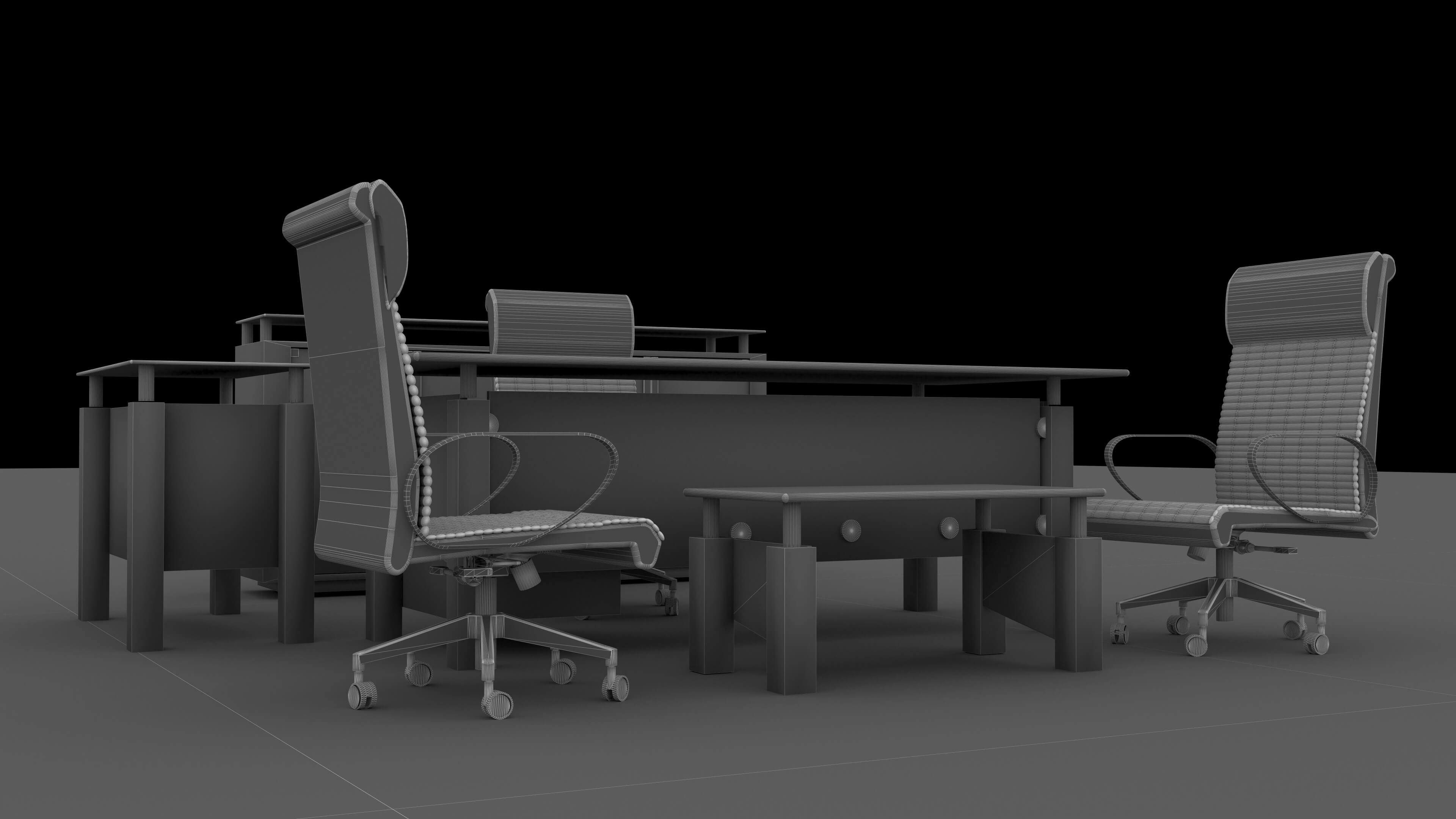 Office Set 2 - 8K 3D Model by Pictorer
