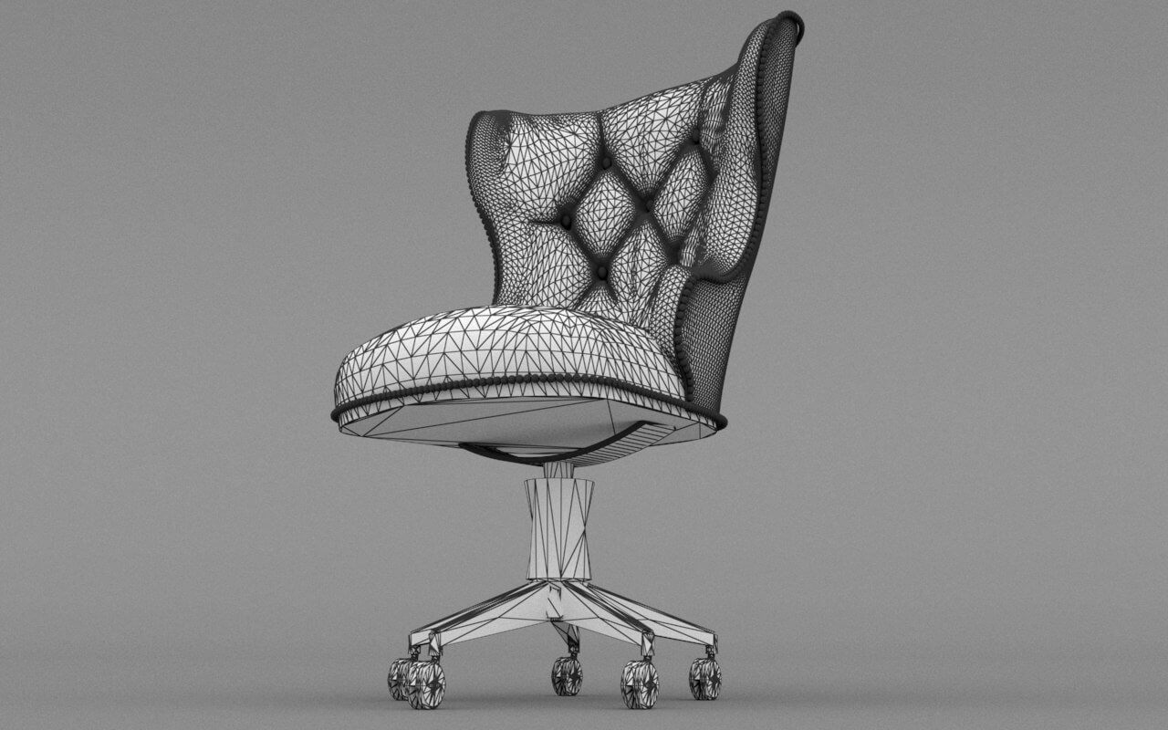 Office Chair Ankara 4K - 3D Model by Pictorer