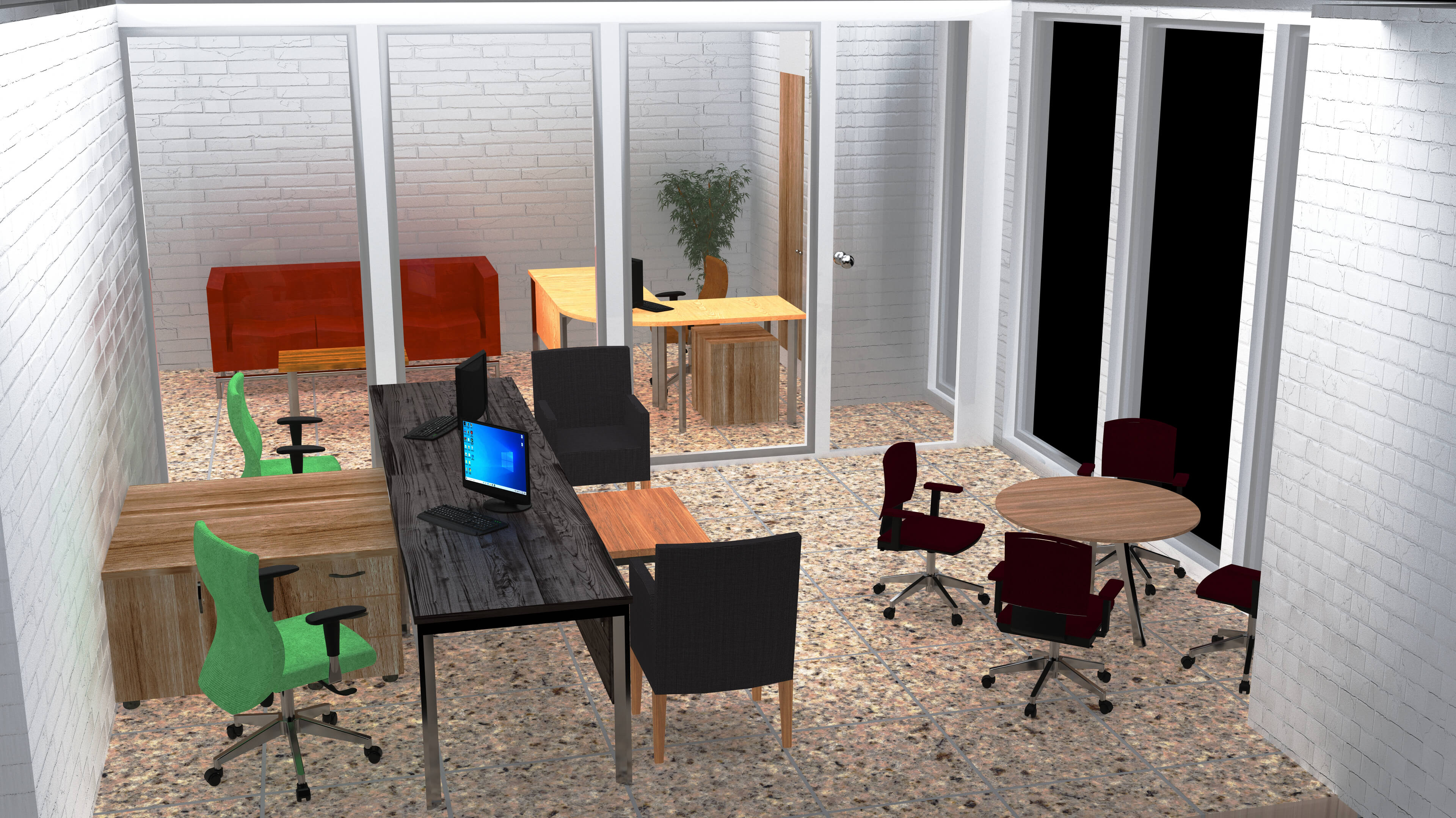 Office Design - 3D Model by Pictorer
