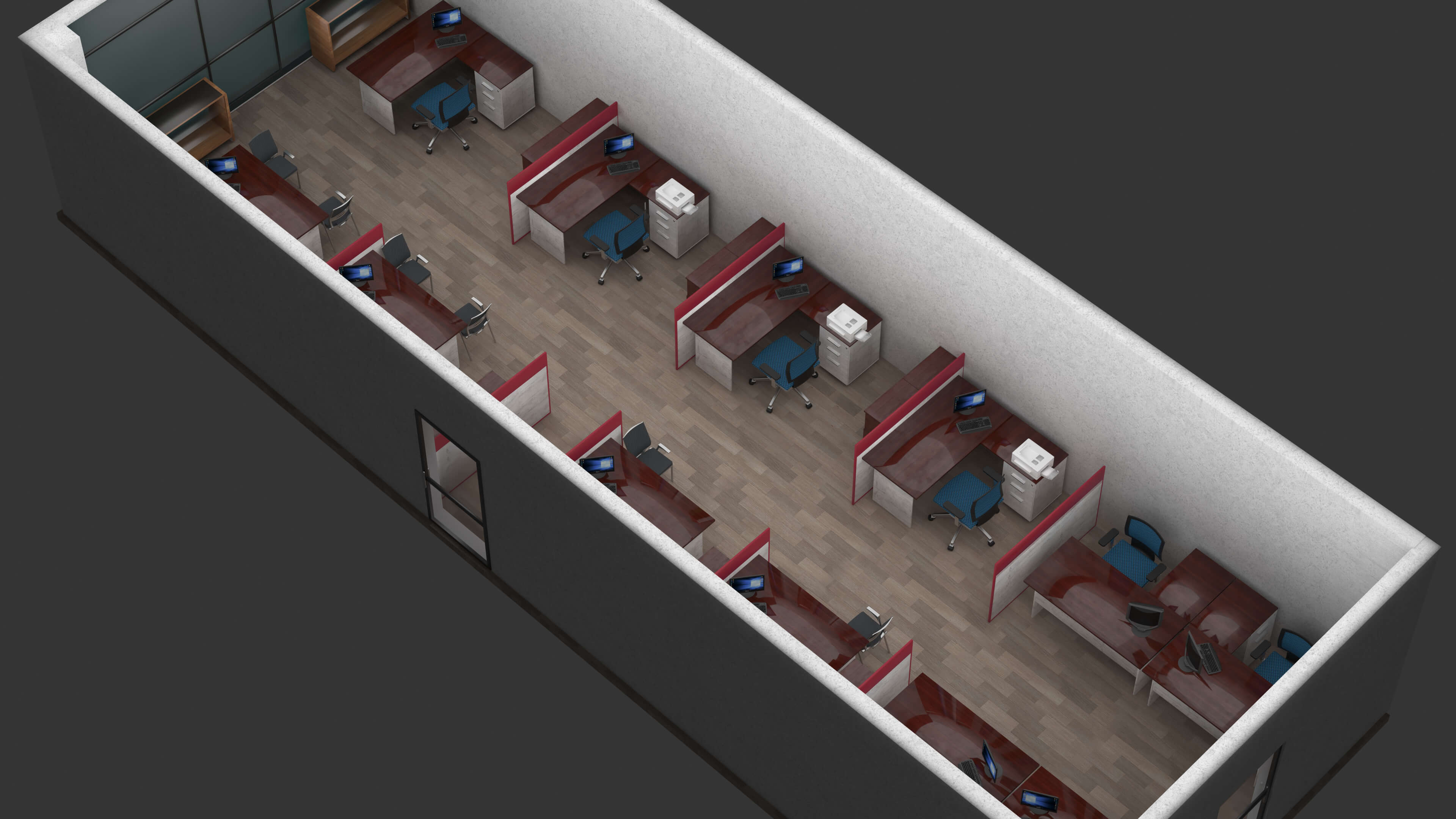 Office Floor 2 - 8K 3D Model by Pictorer