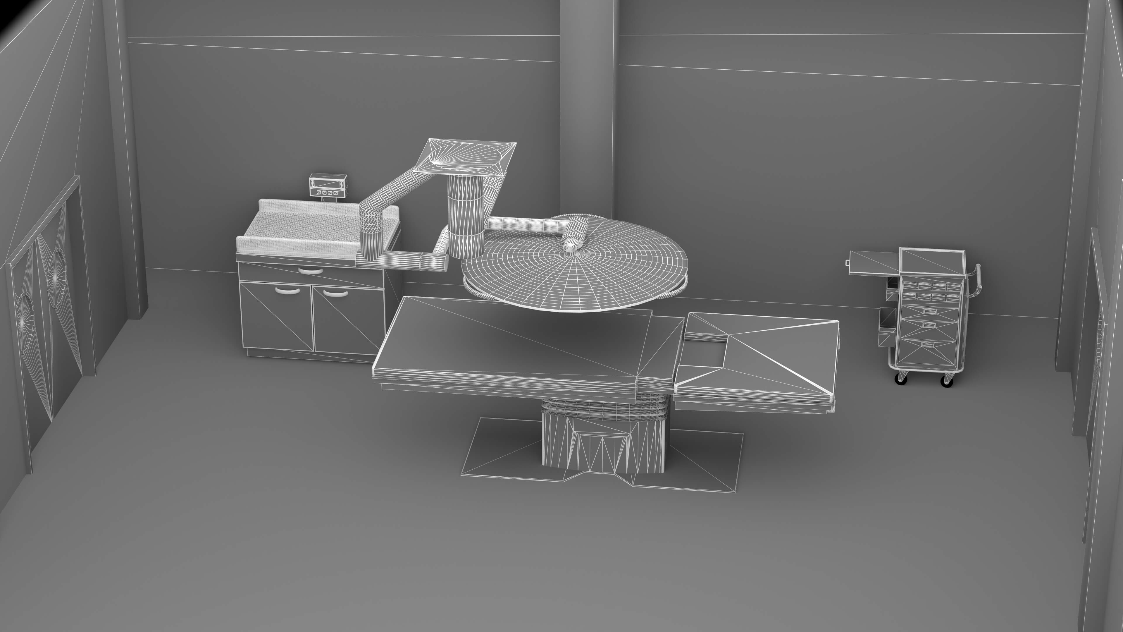 Operating Room - 3D Model by Pictorer