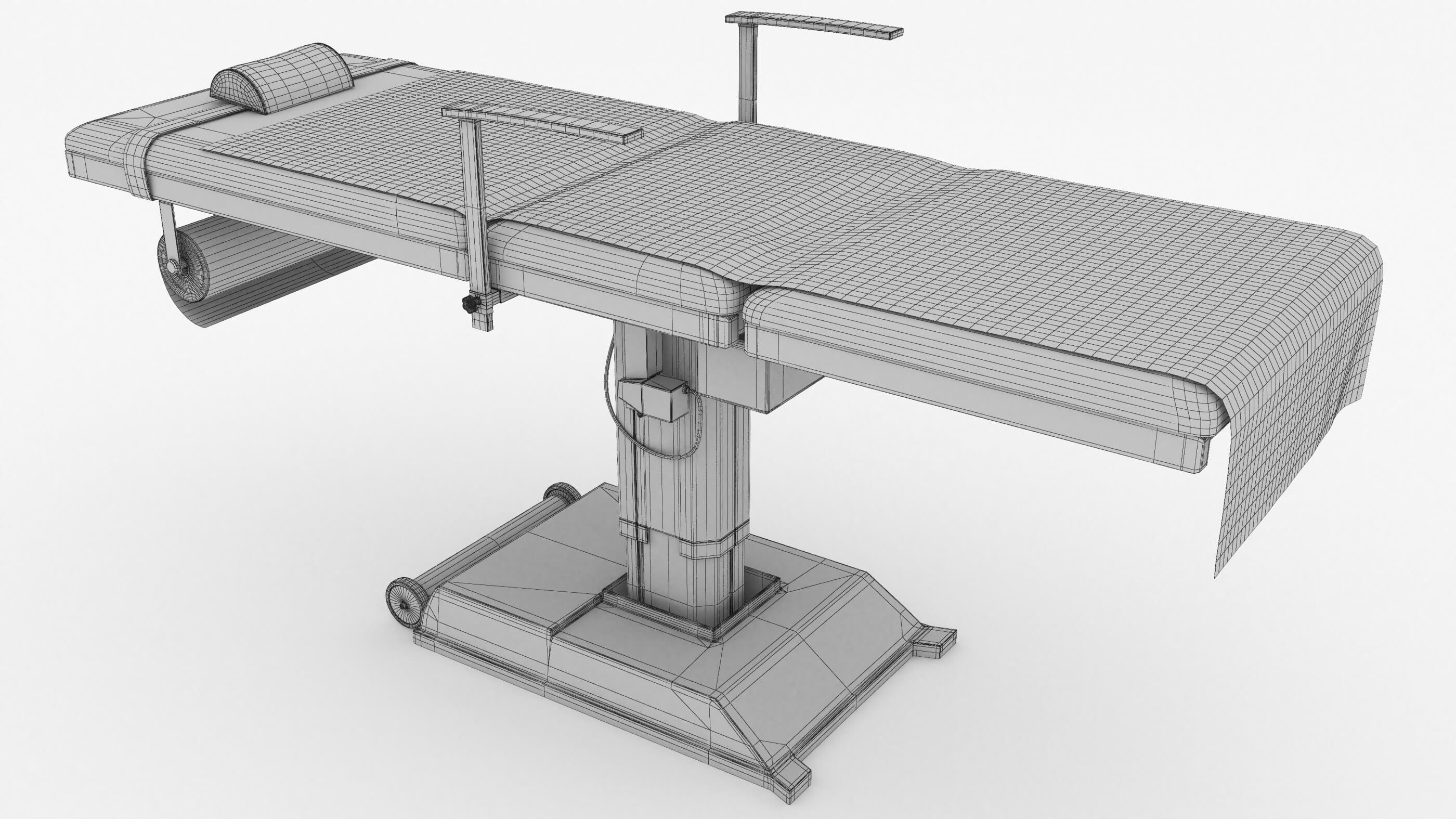 Operating Table 4K - 3D Model by Pictorer