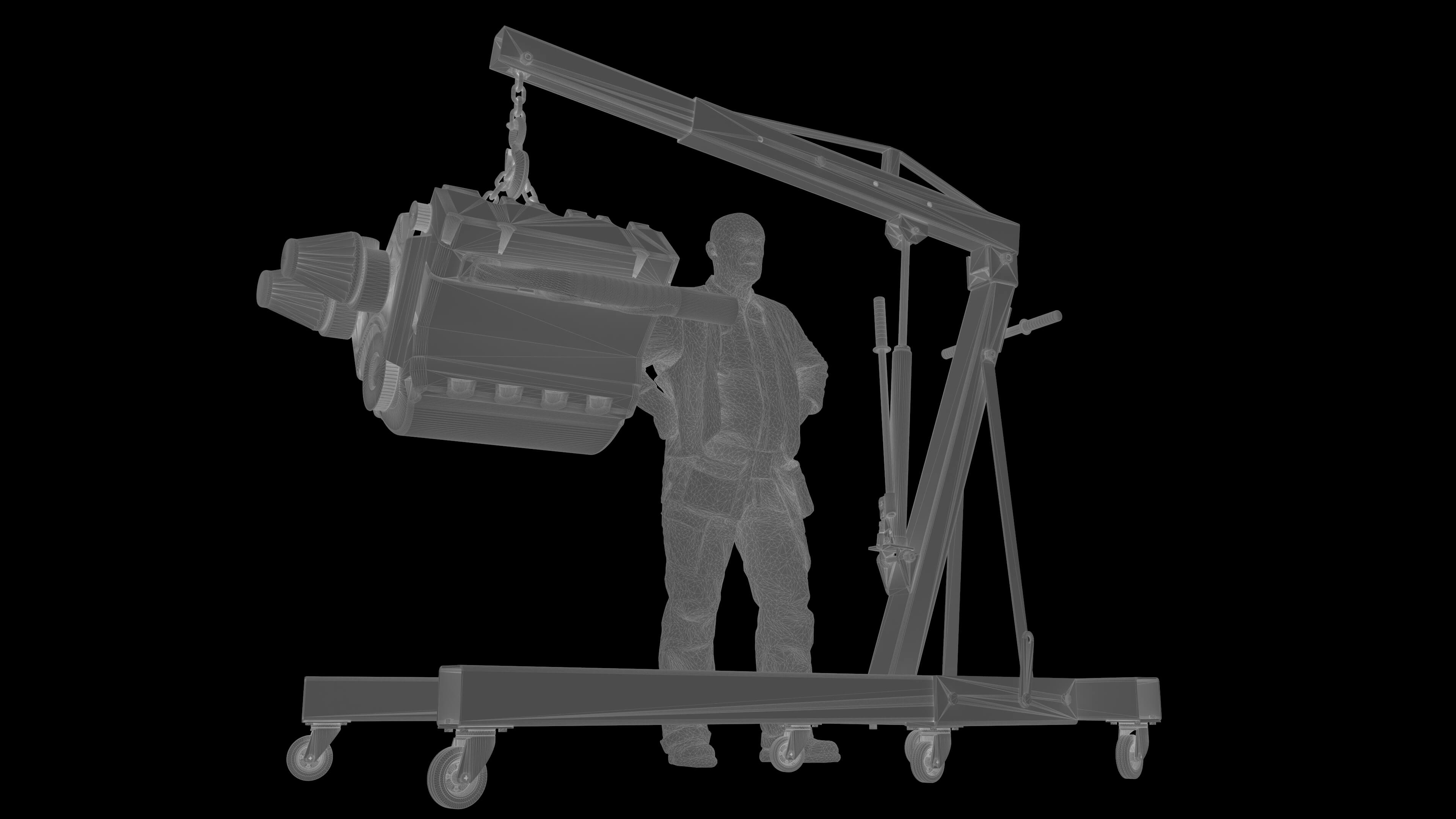 Workshop Operator 4K - 3D Model by Pictorer