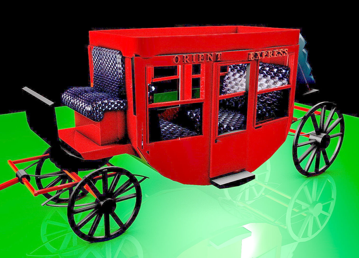 Orient Express - 3D Model by Pictorer