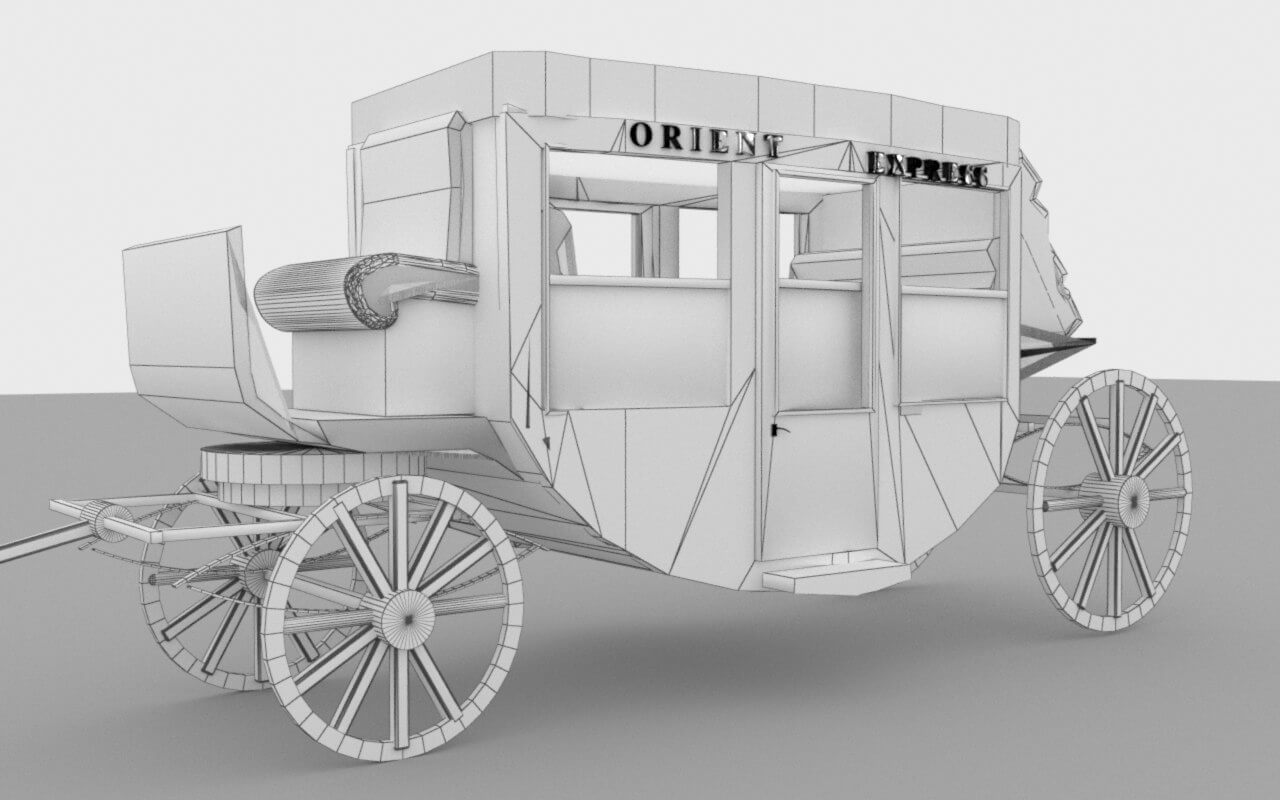 Orient Express - 3D Model by Pictorer