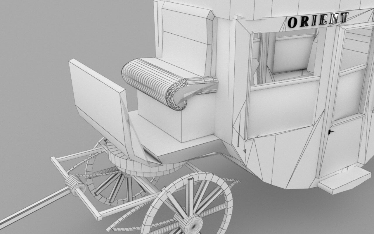 Orient Express - 3D Model by Pictorer