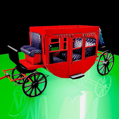 Orient Express - 3D Model by Pictorer