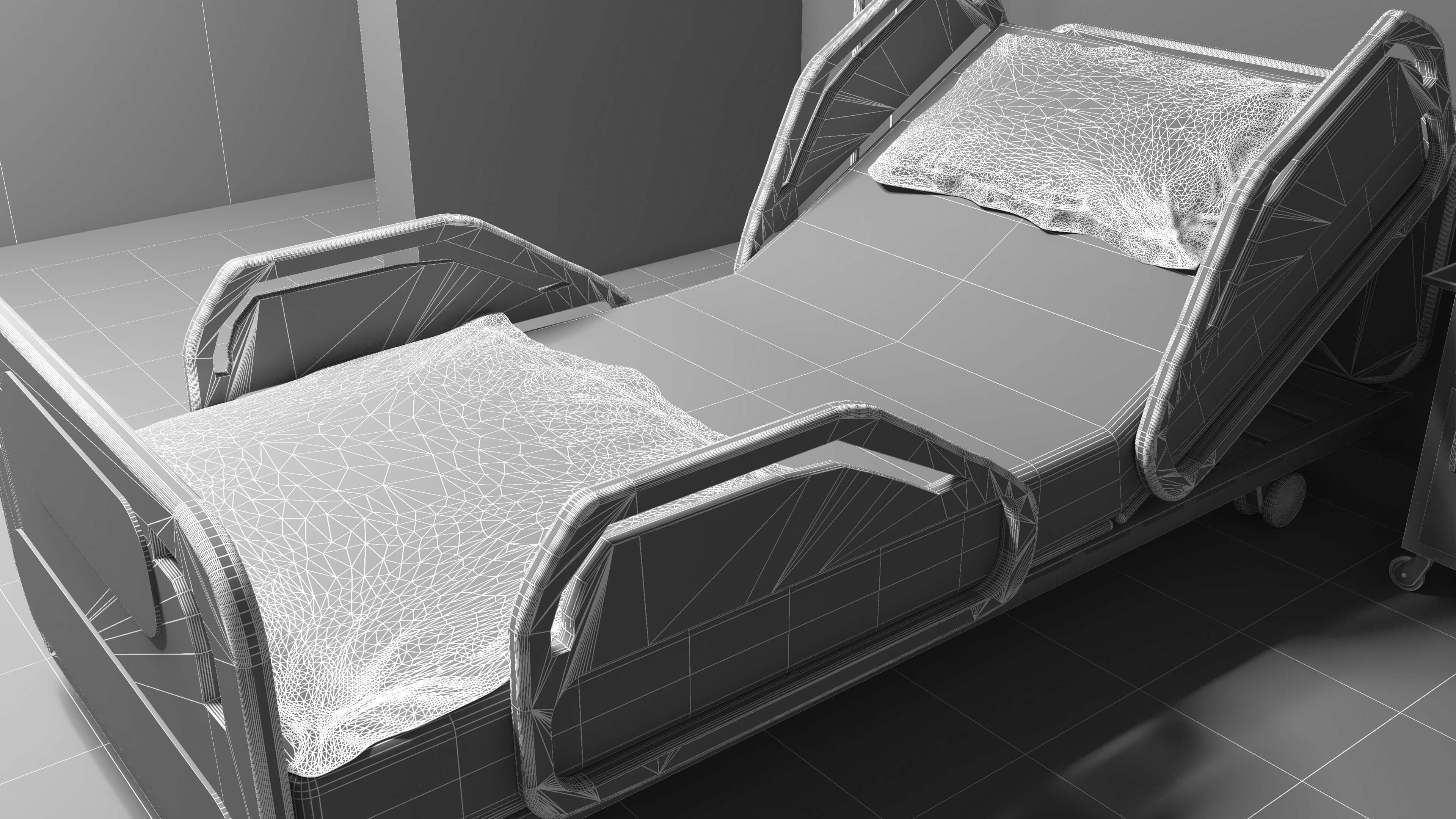 Patient Room - 3D Model by Pictorer