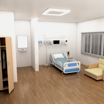 Patient Room - 3D Model by Pictorer