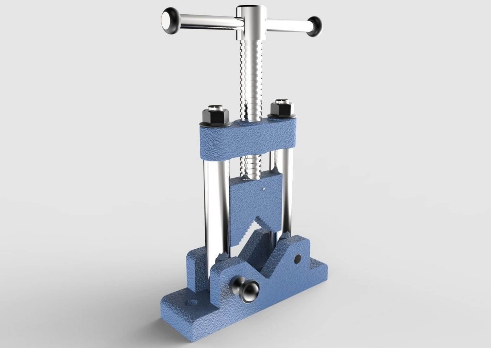 Industrial Pipe Vise - 3D Model by Pictorer