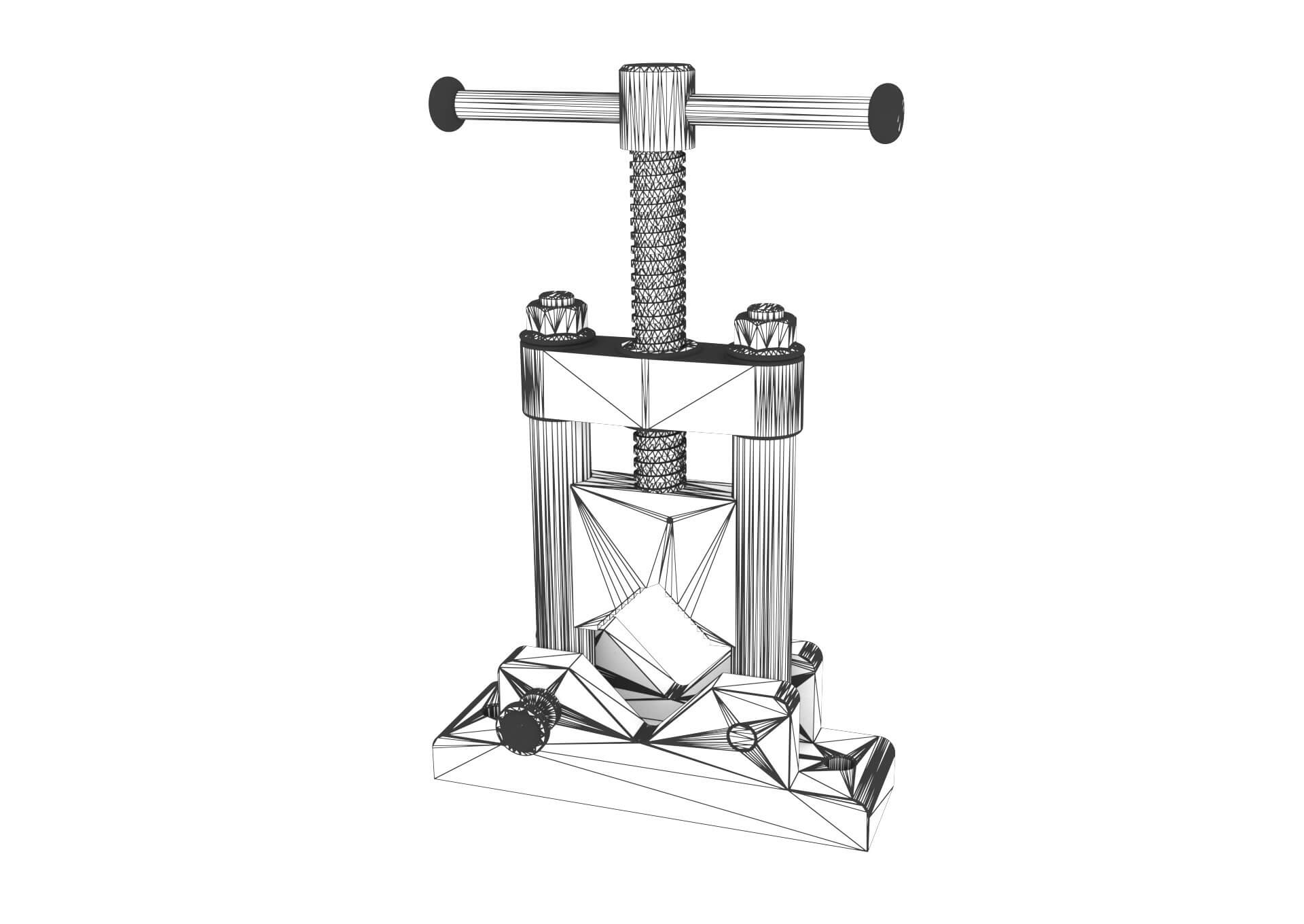 Industrial Pipe Vise - 3D Model by Pictorer