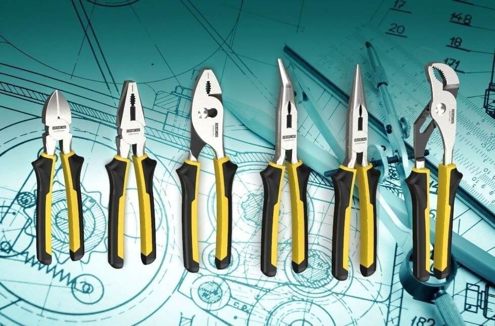 Plier Set - 6 Pieces 3D Model by Pictorer