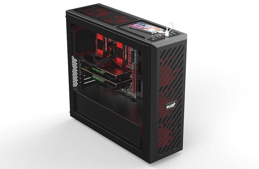 Plus Gaming Case - 3D Model by Pictorer