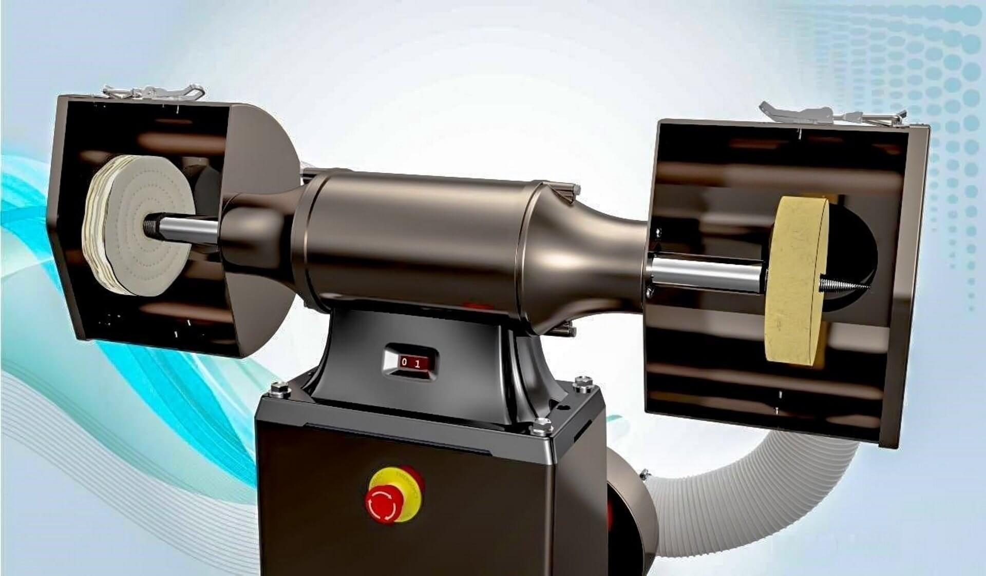 Polishing Machine - 3D Model by Pictorer