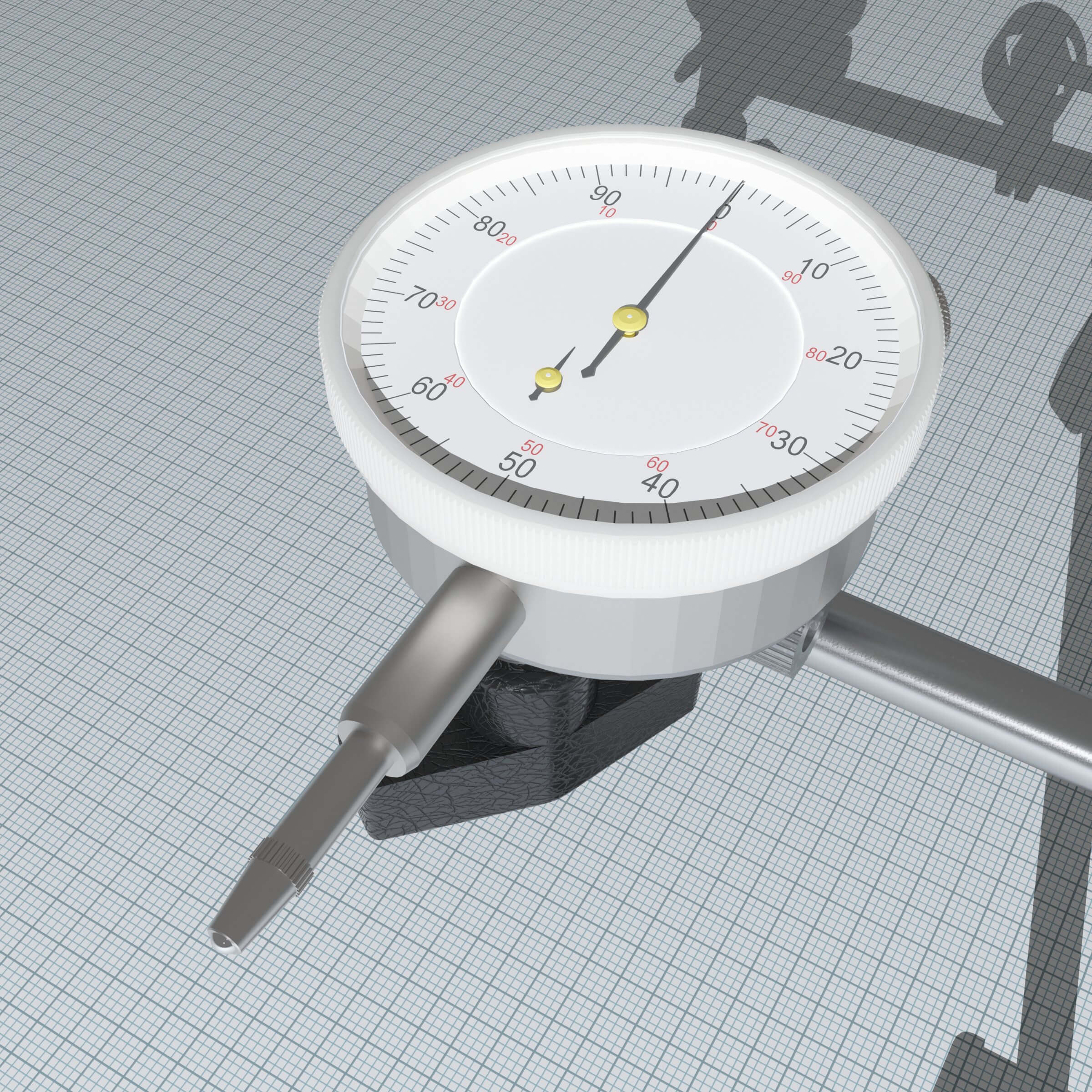 Precision Indicator 4K - 3D Model by Pictorer