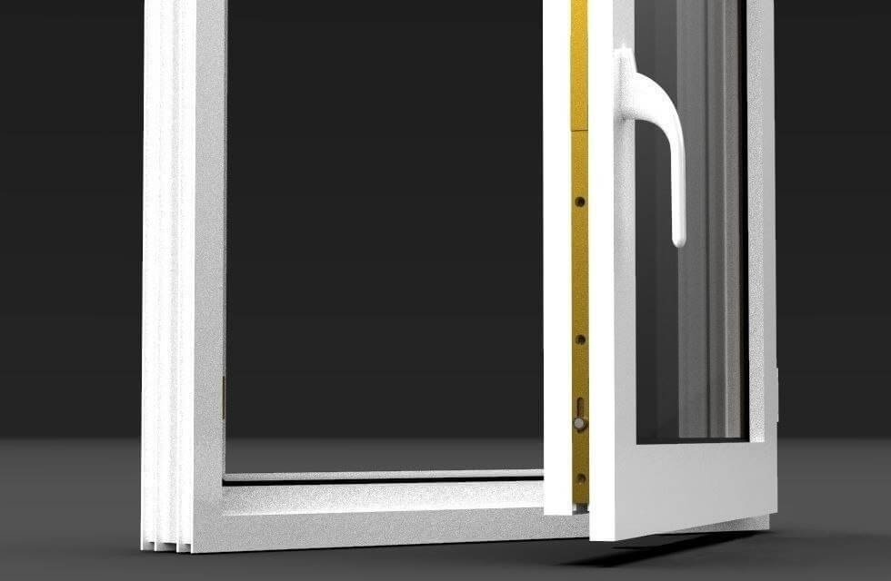 PVC House Window - 3D Model by Pictorer