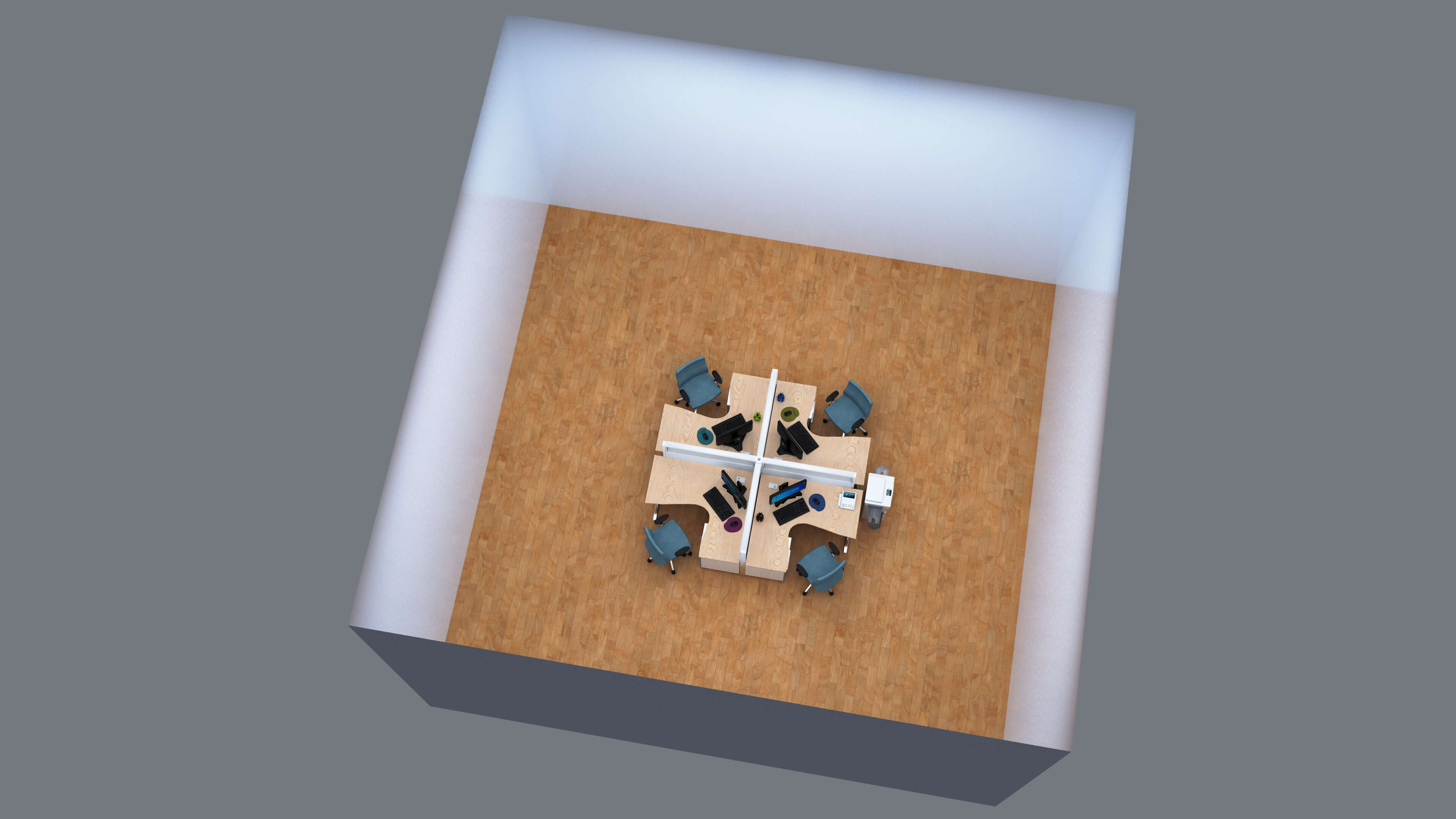 Quad Workstation 8K - 3D Model by Pictorer