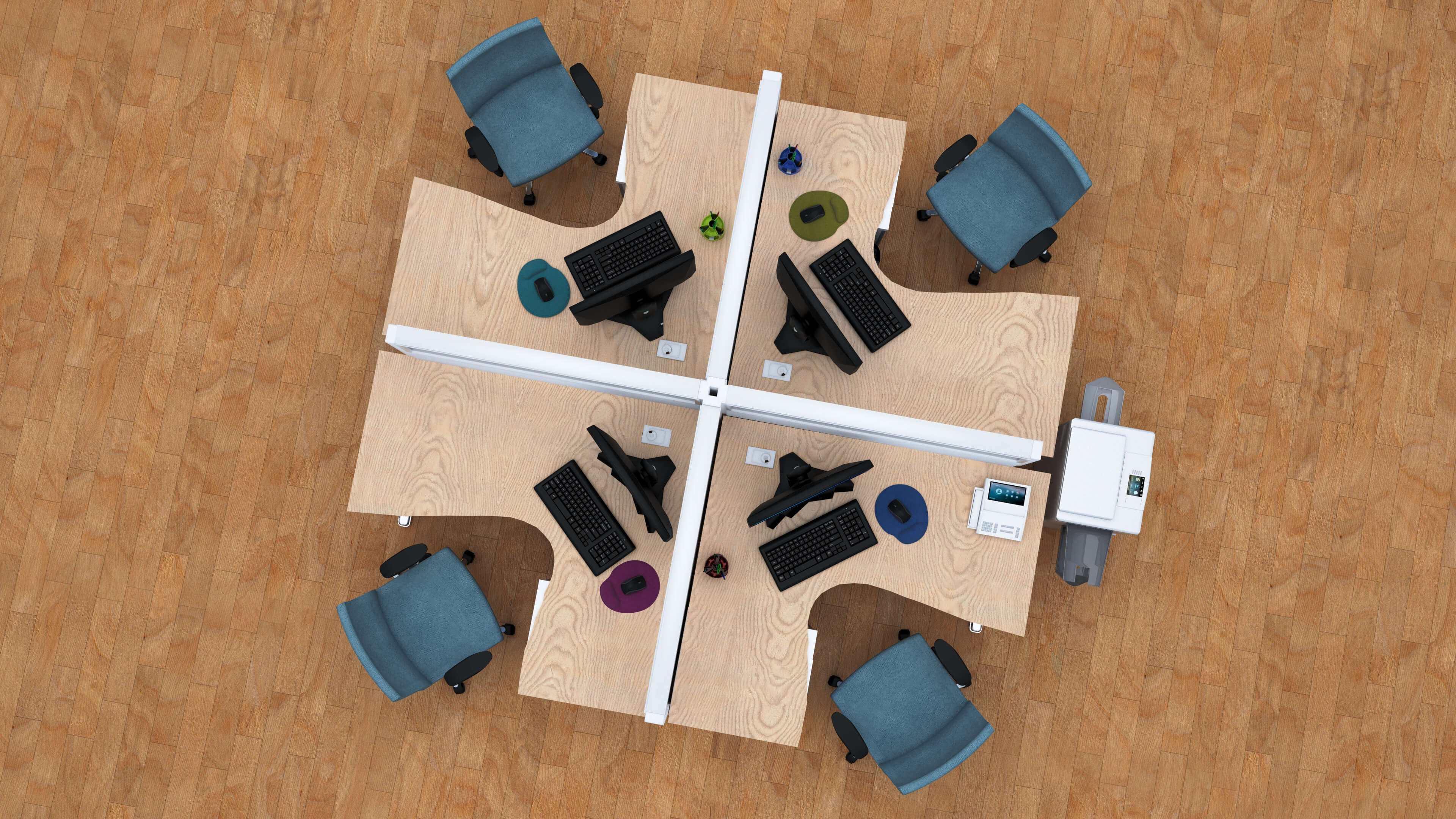 Quad Workstation 8K - 3D Model by Pictorer