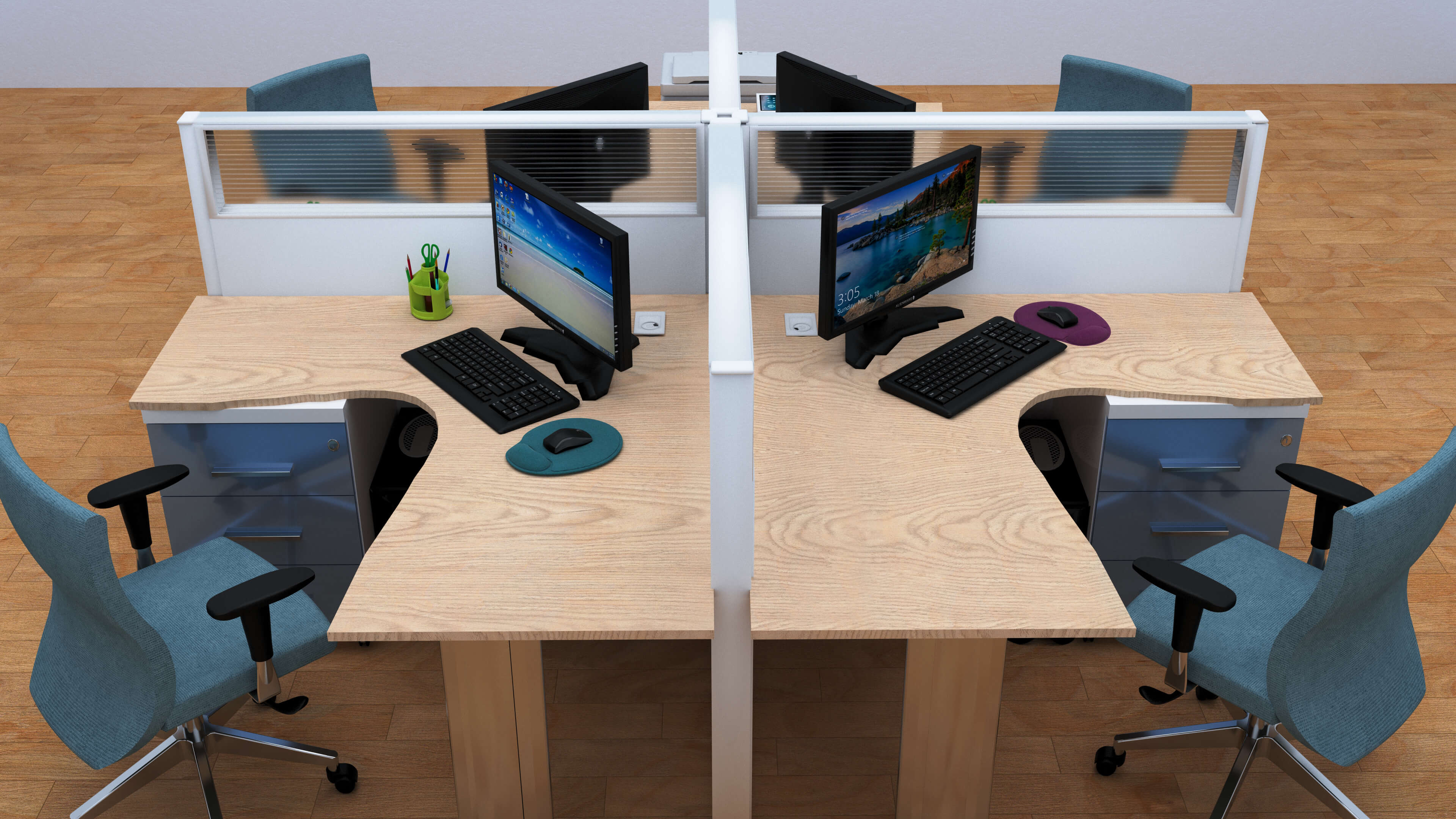 Quad Workstation 8K - 3D Model by Pictorer