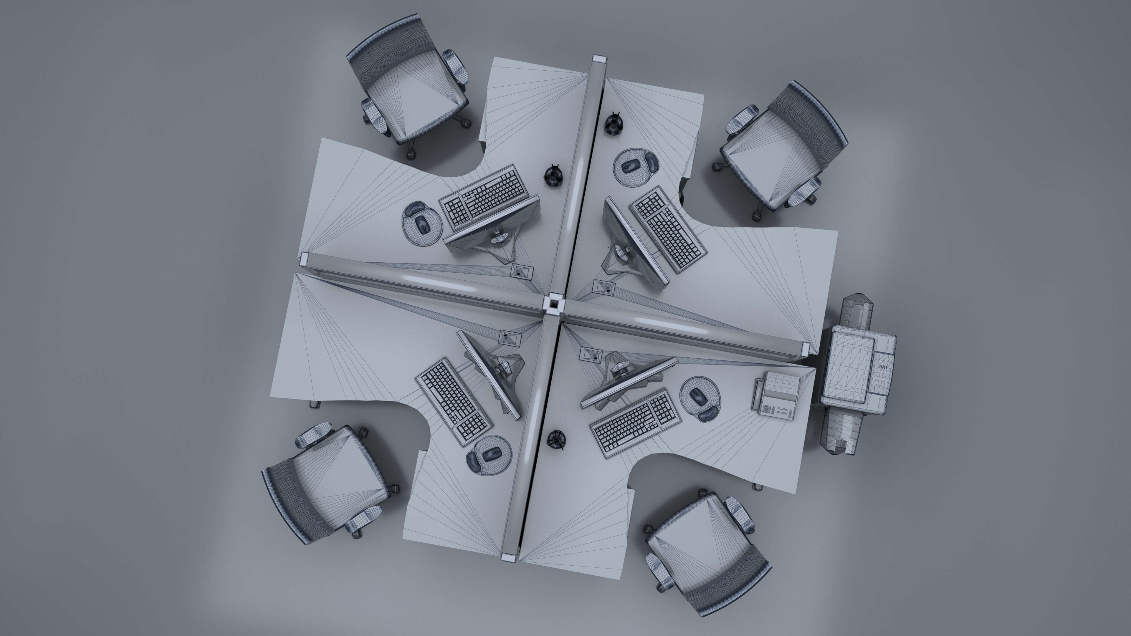 Quad Workstation 8K - 3D Model by Pictorer