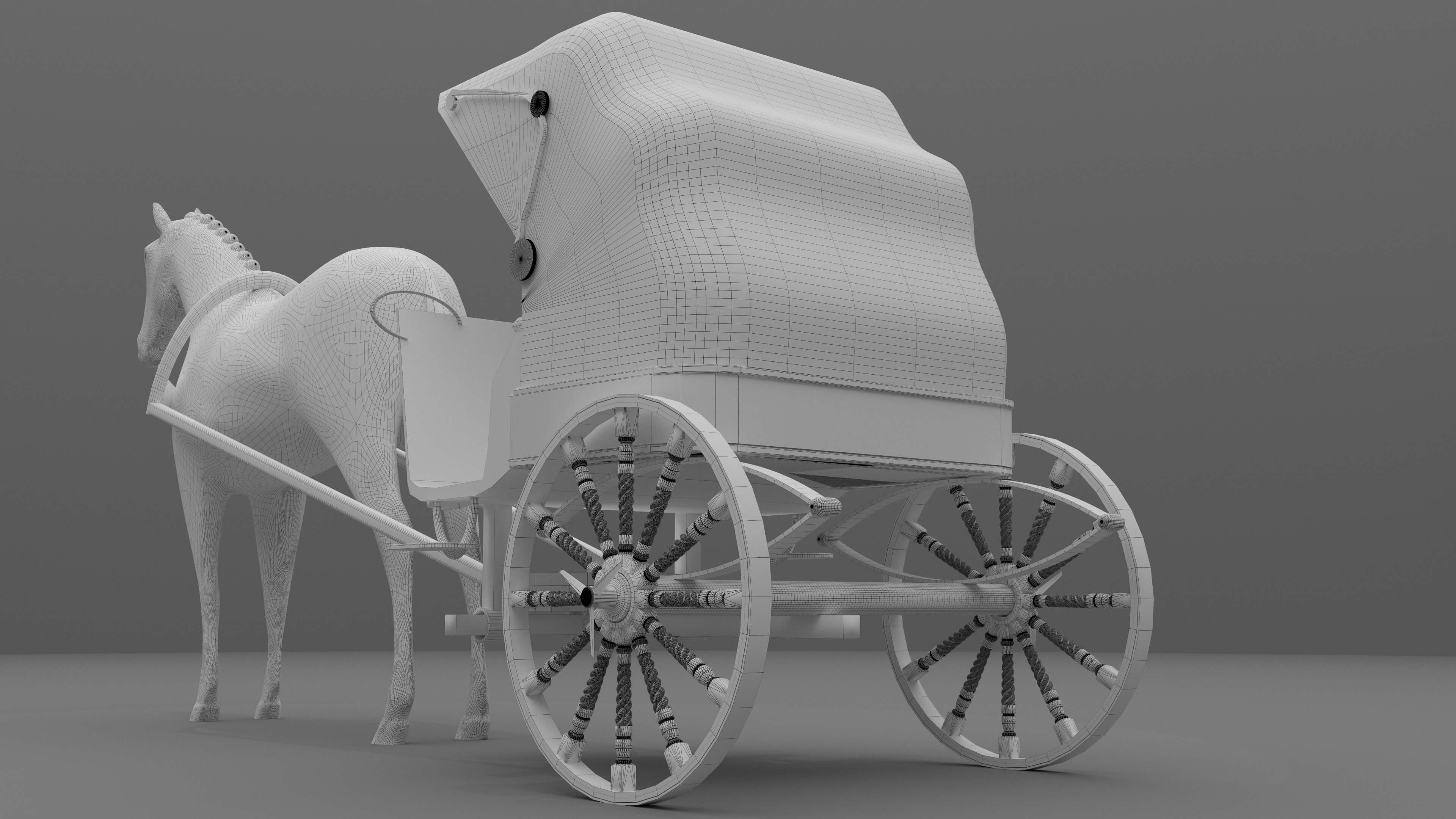 Race Chariot 8K - 3D Model by Pictorer