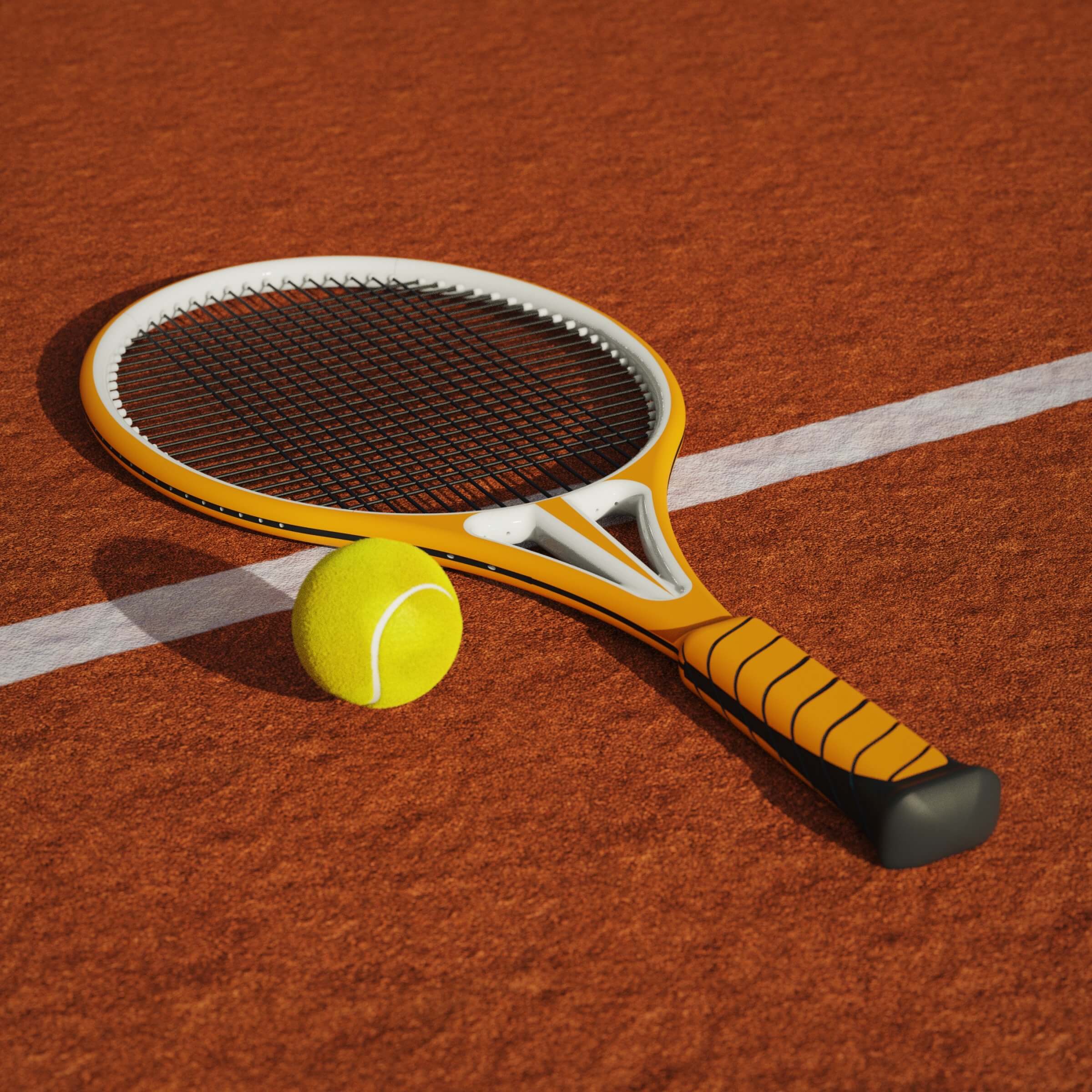 Rachit - Tennis Racket 3D Model by Pictorer