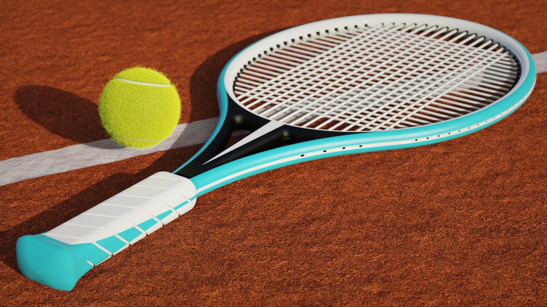 Rachit - Tennis Racket 3D Model by Pictorer
