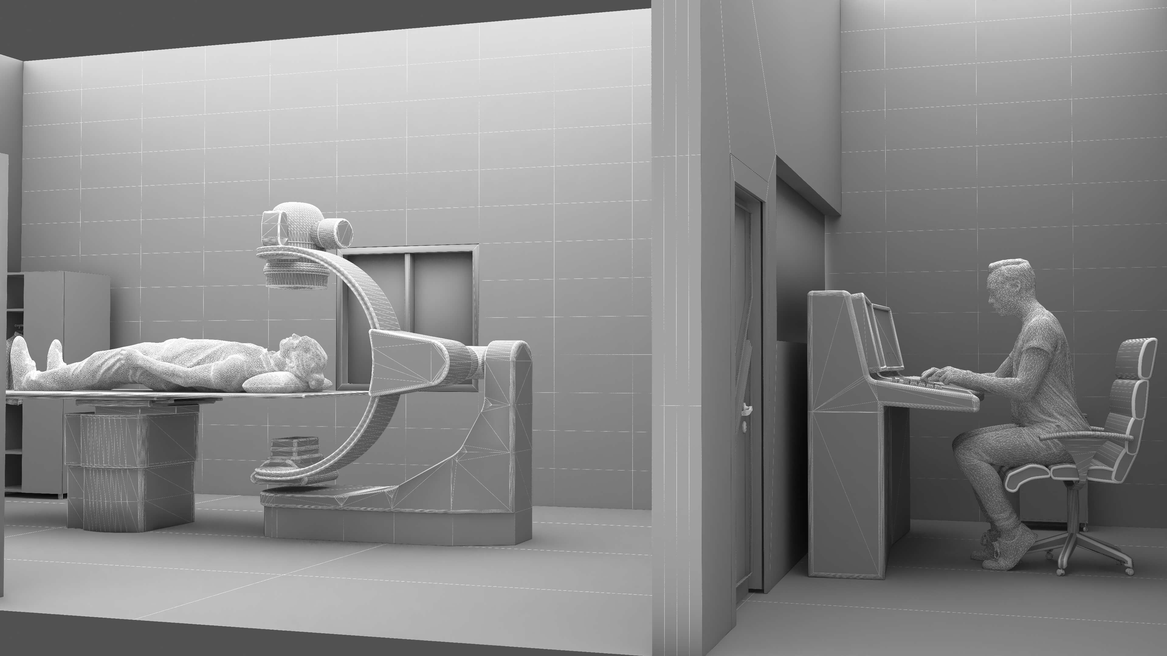 Radiation Therapy 4K - 3D Model by Pictorer