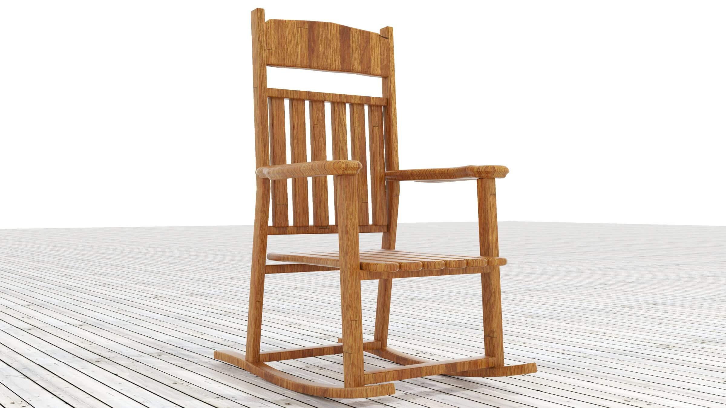 Rocking Chair 4K - 3D Model by Pictorer