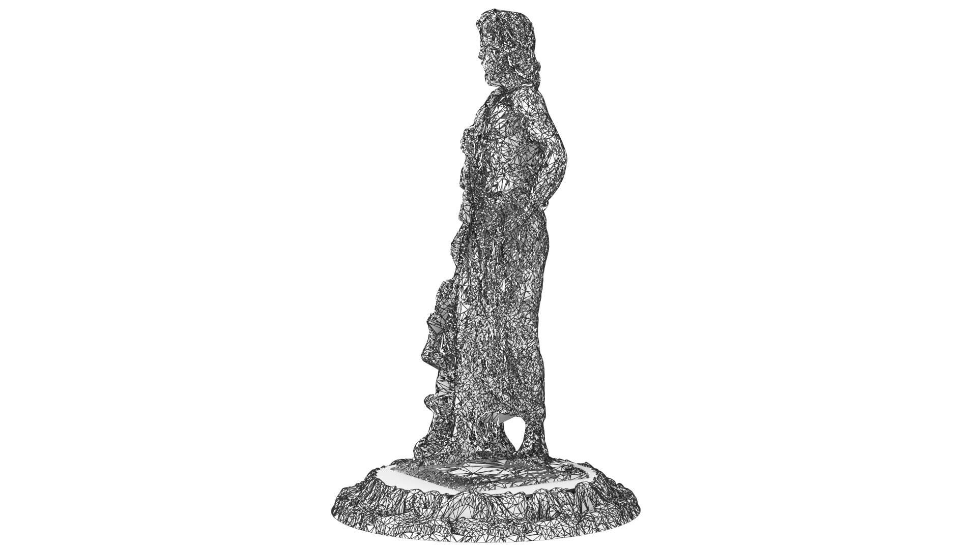 Roman Emperor Statue - 3D Model by Pictorer