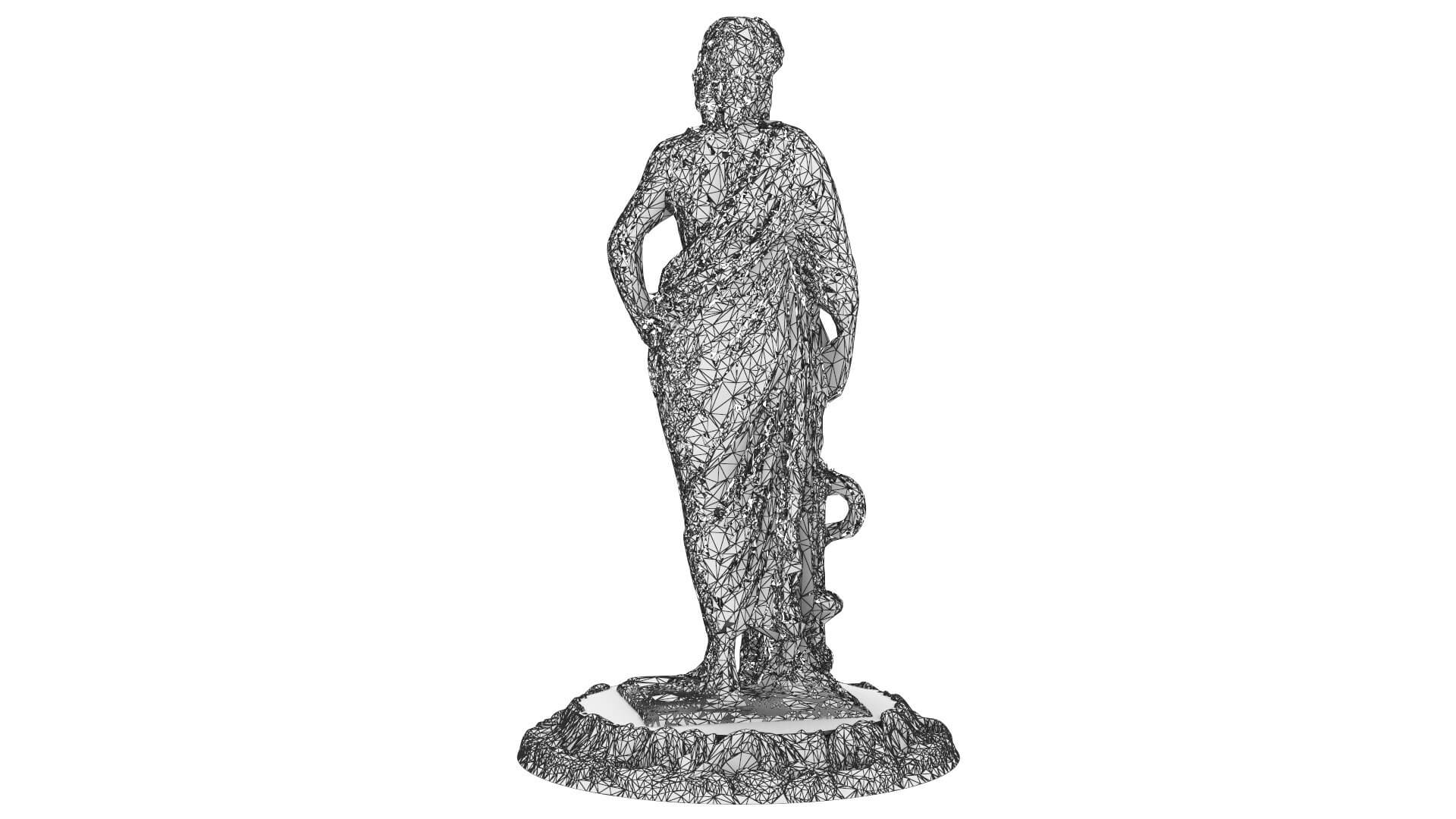 Roman Emperor Statue - 3D Model by Pictorer