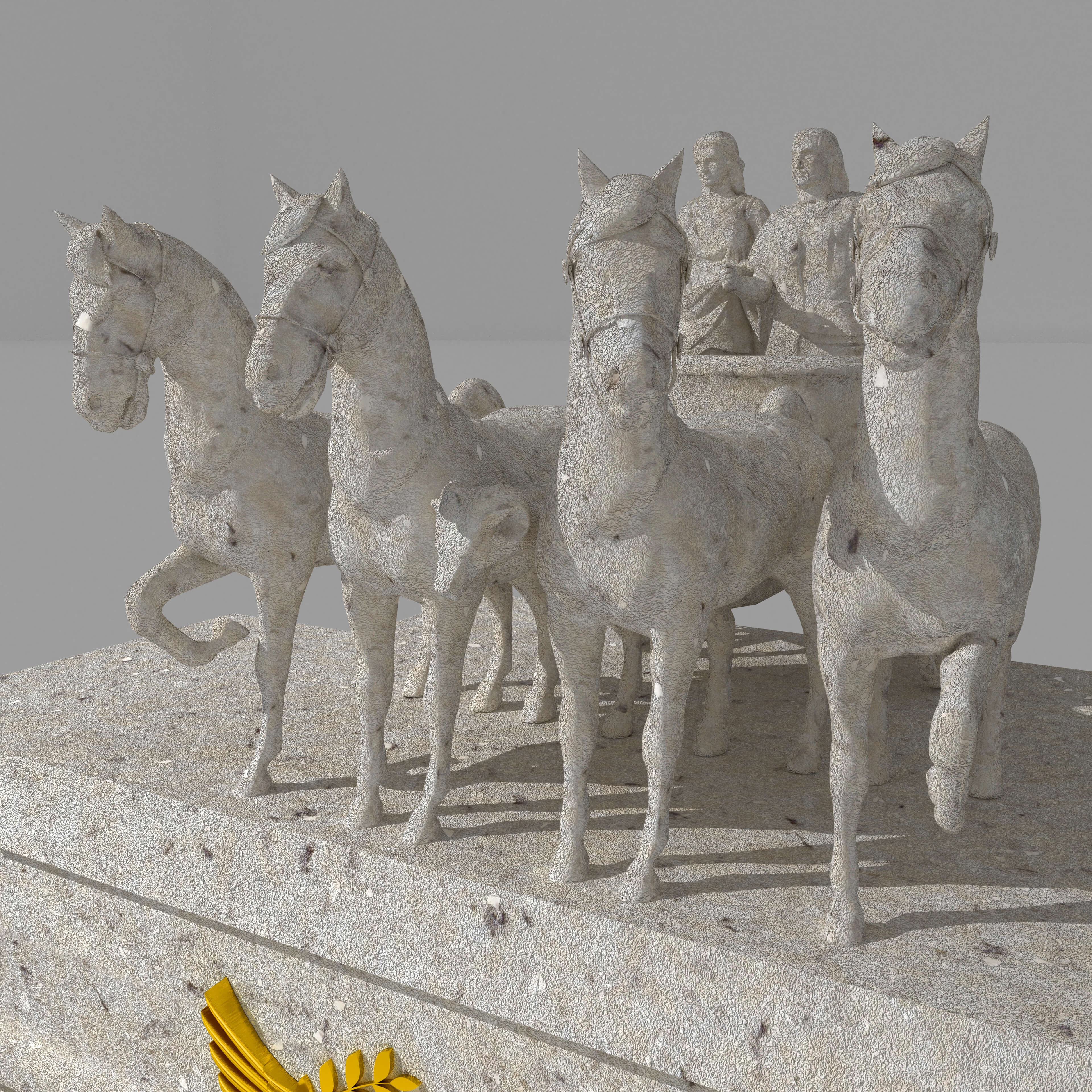 Roman Monument 4K - 3D Model by Pictorer