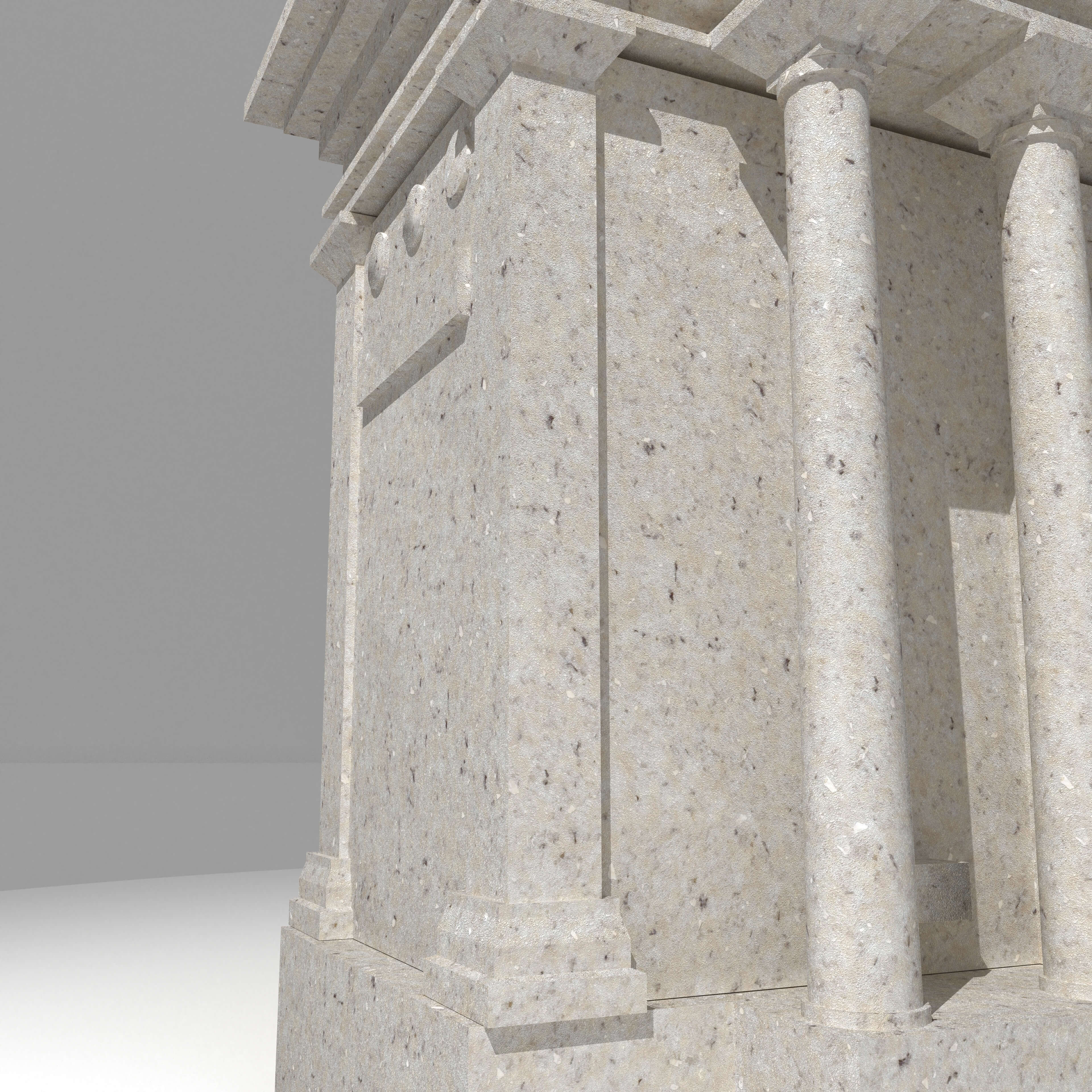 Roman Monument 4K - 3D Model by Pictorer