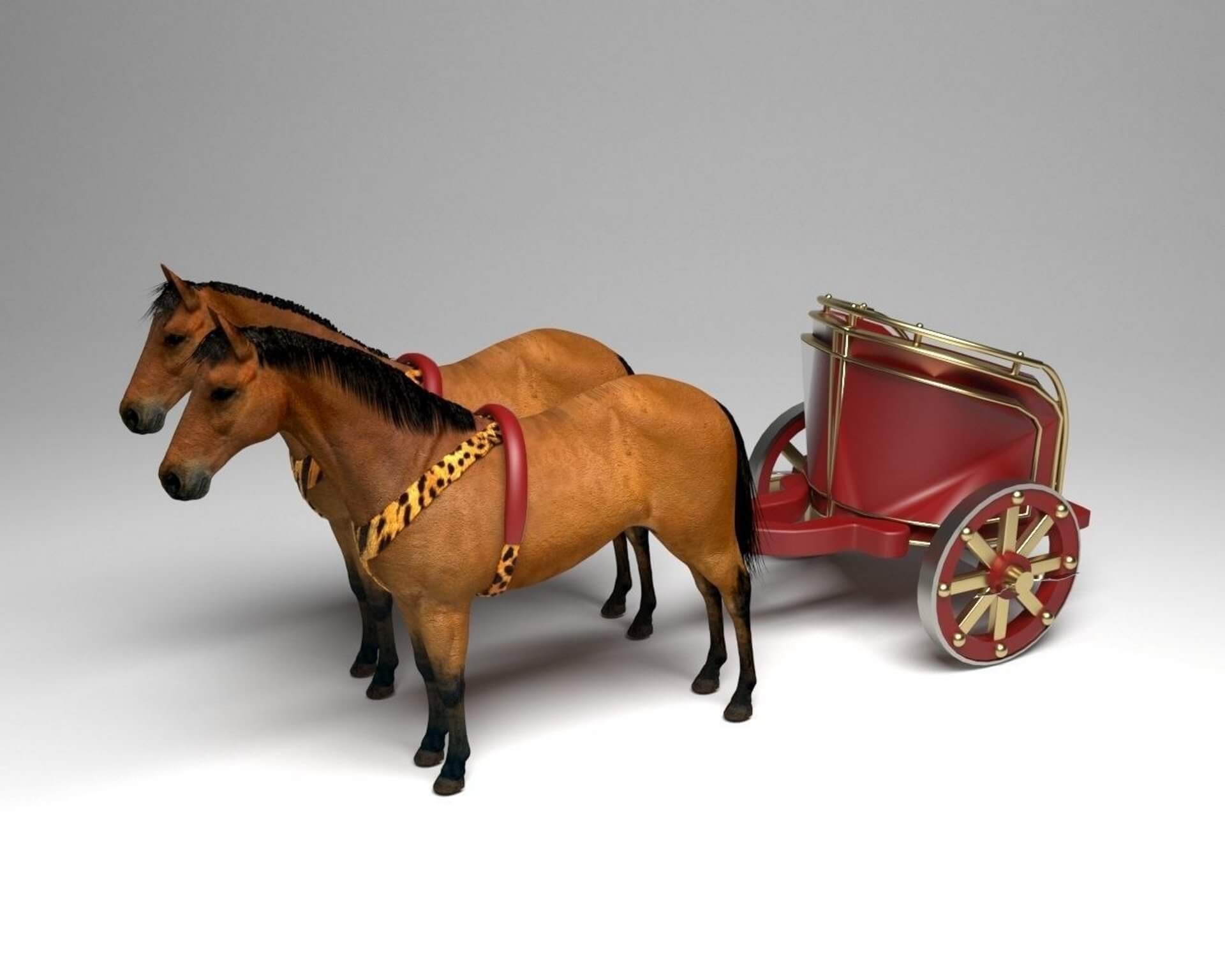 Roman War Chariot - 3D Model by Pictorer
