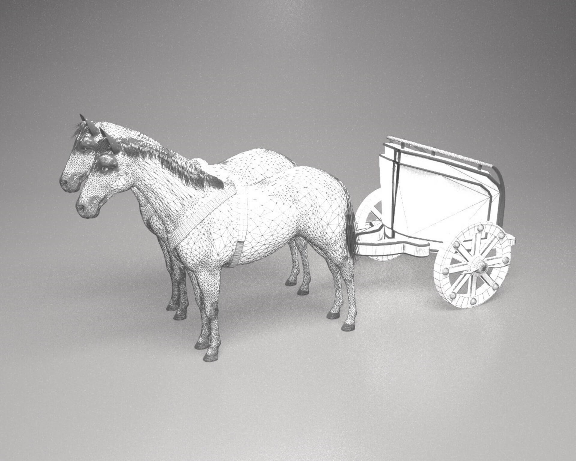 Roman War Chariot - 3D Model by Pictorer