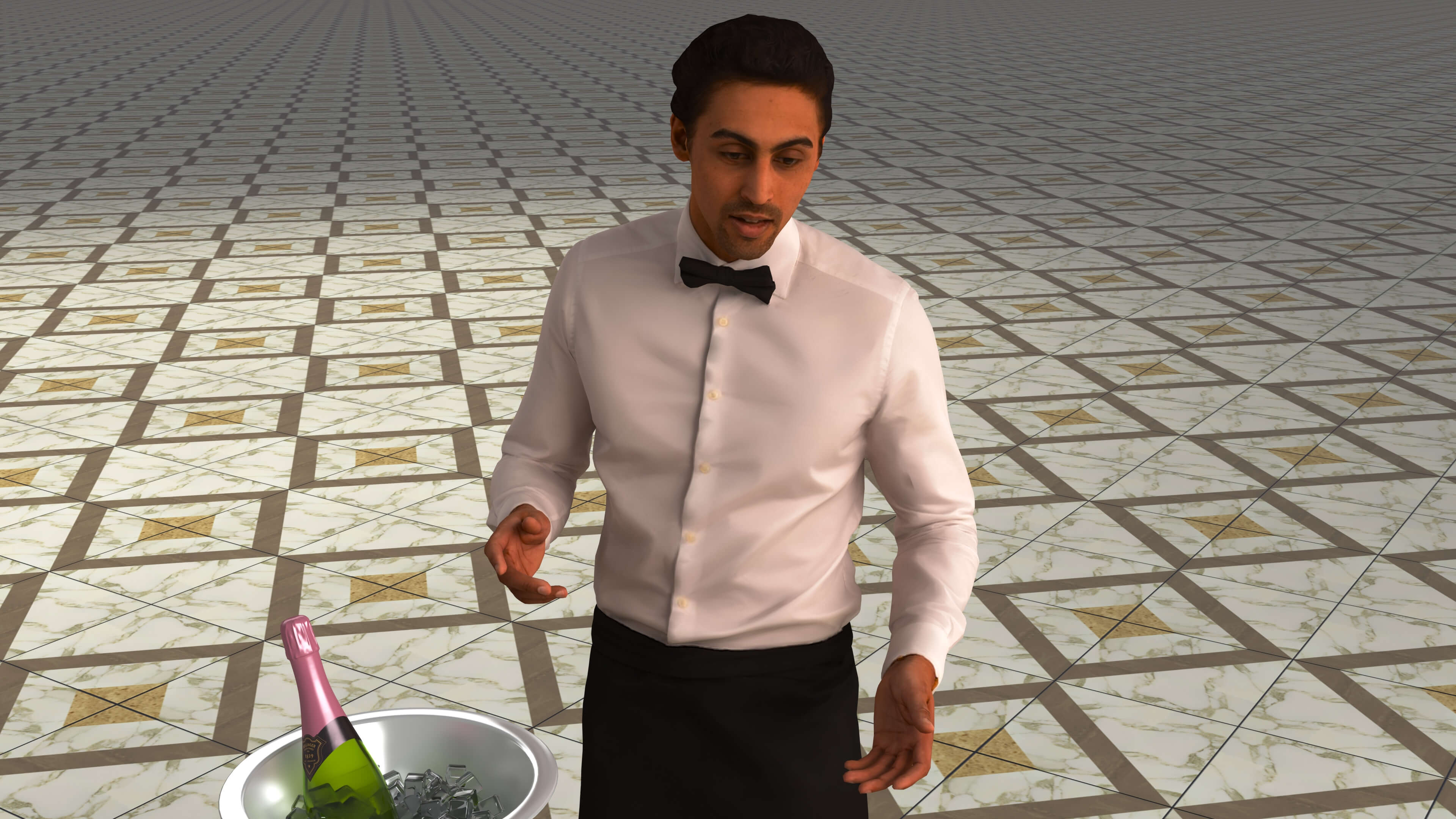 Room Service 4K - 3D Model by Pictorer