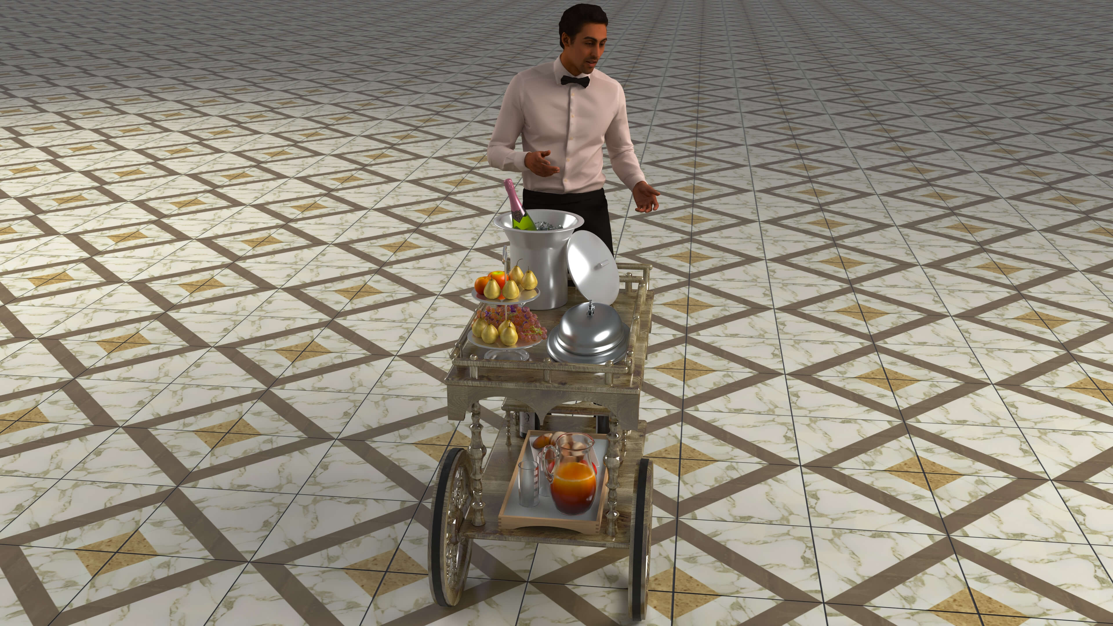 Room Service 4K - 3D Model by Pictorer