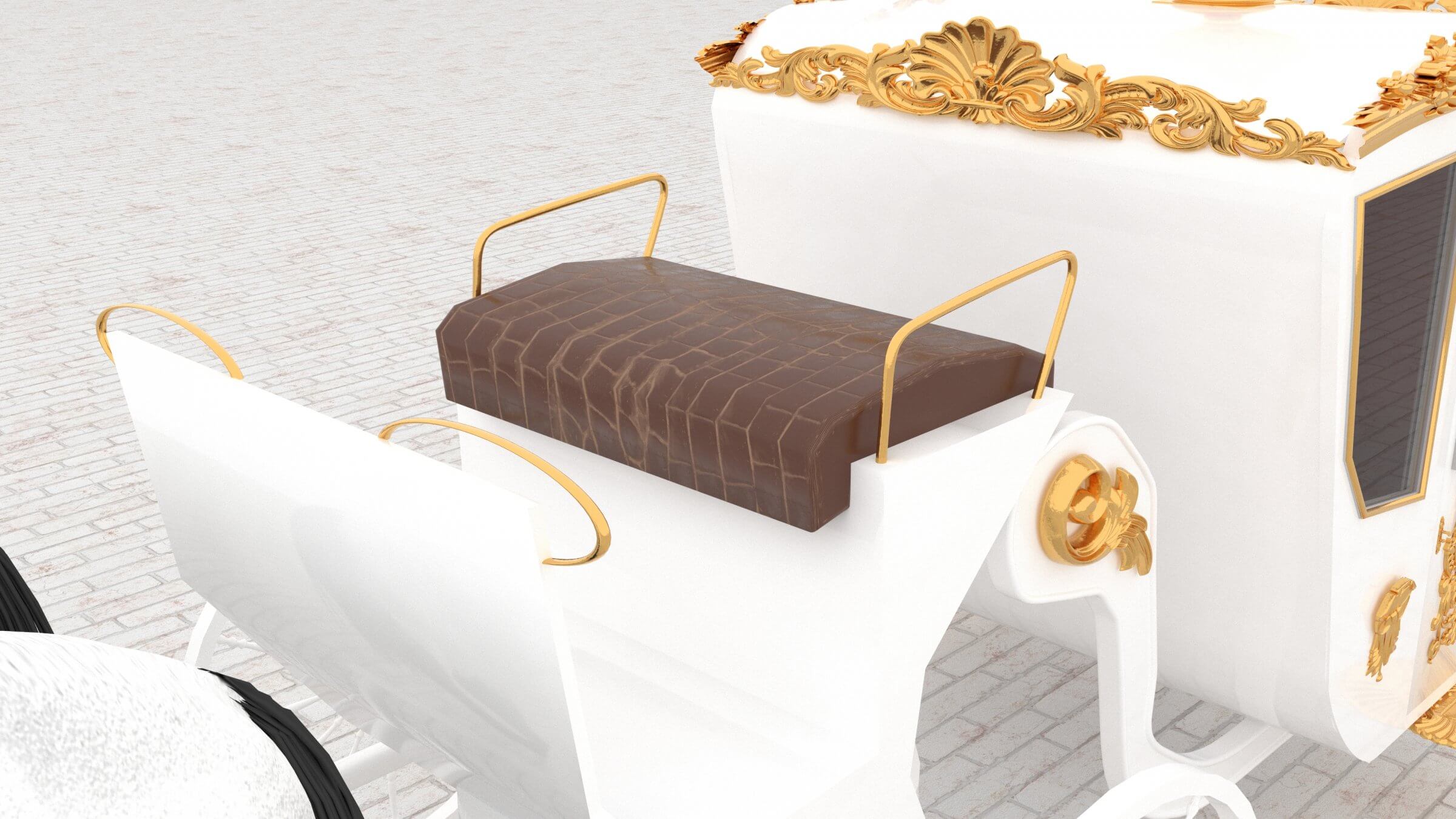 Royal Carriage 4K - 3D Model by Pictorer