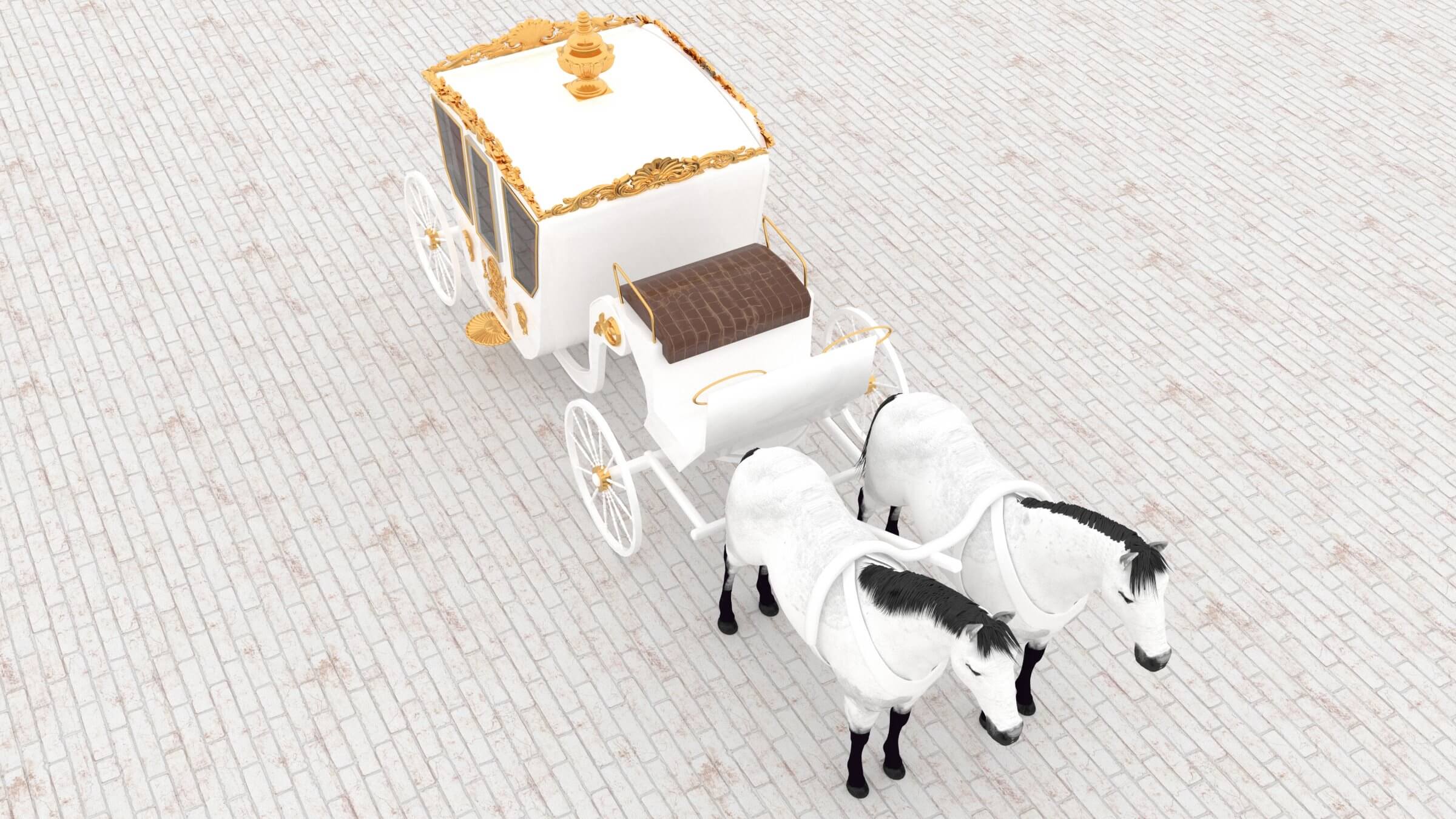 Royal Carriage 4K - 3D Model by Pictorer