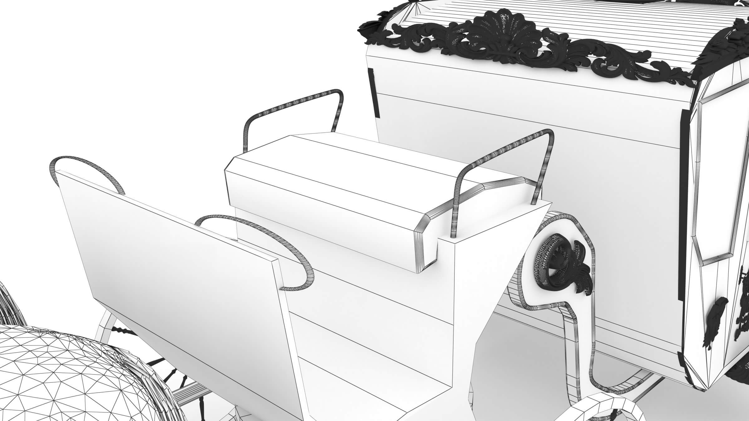 Royal Carriage 4K - 3D Model by Pictorer