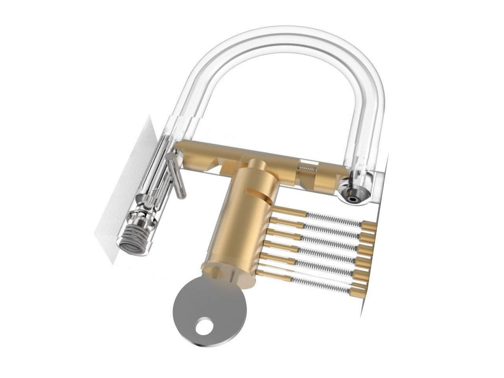 Safety Padlock - 3D Model by Pictorer