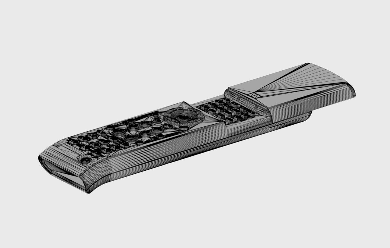 Samsung Hi-Fi Remote Control 3D Model by Pictorer