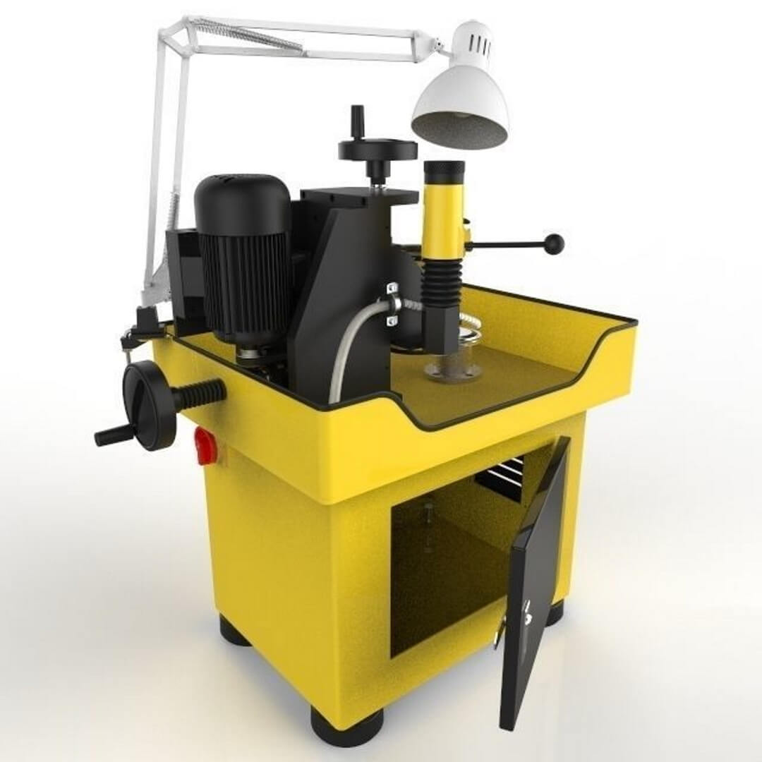 Saw and Diamond Blade Sharpening Machine - 3D Model by Pictorer