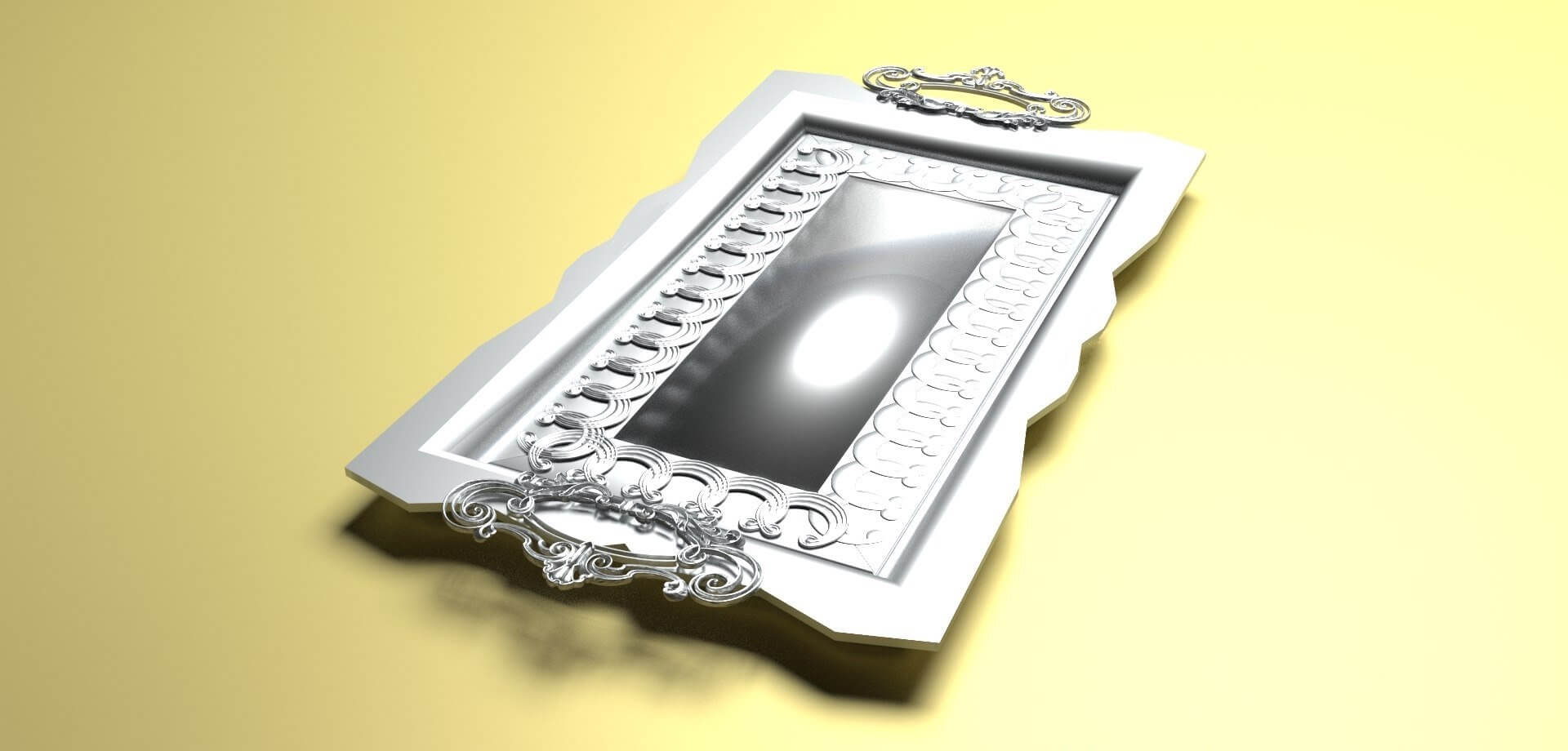 Service Tray - 3D Model by Pictorer
