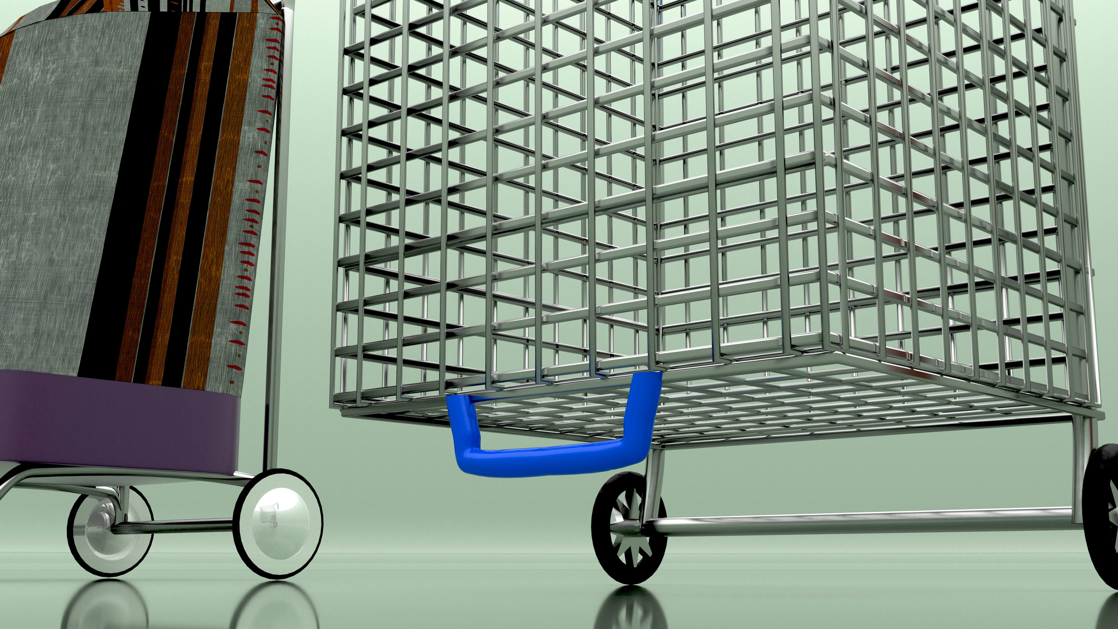 Shoping Carts - 3D Model by Pictorer