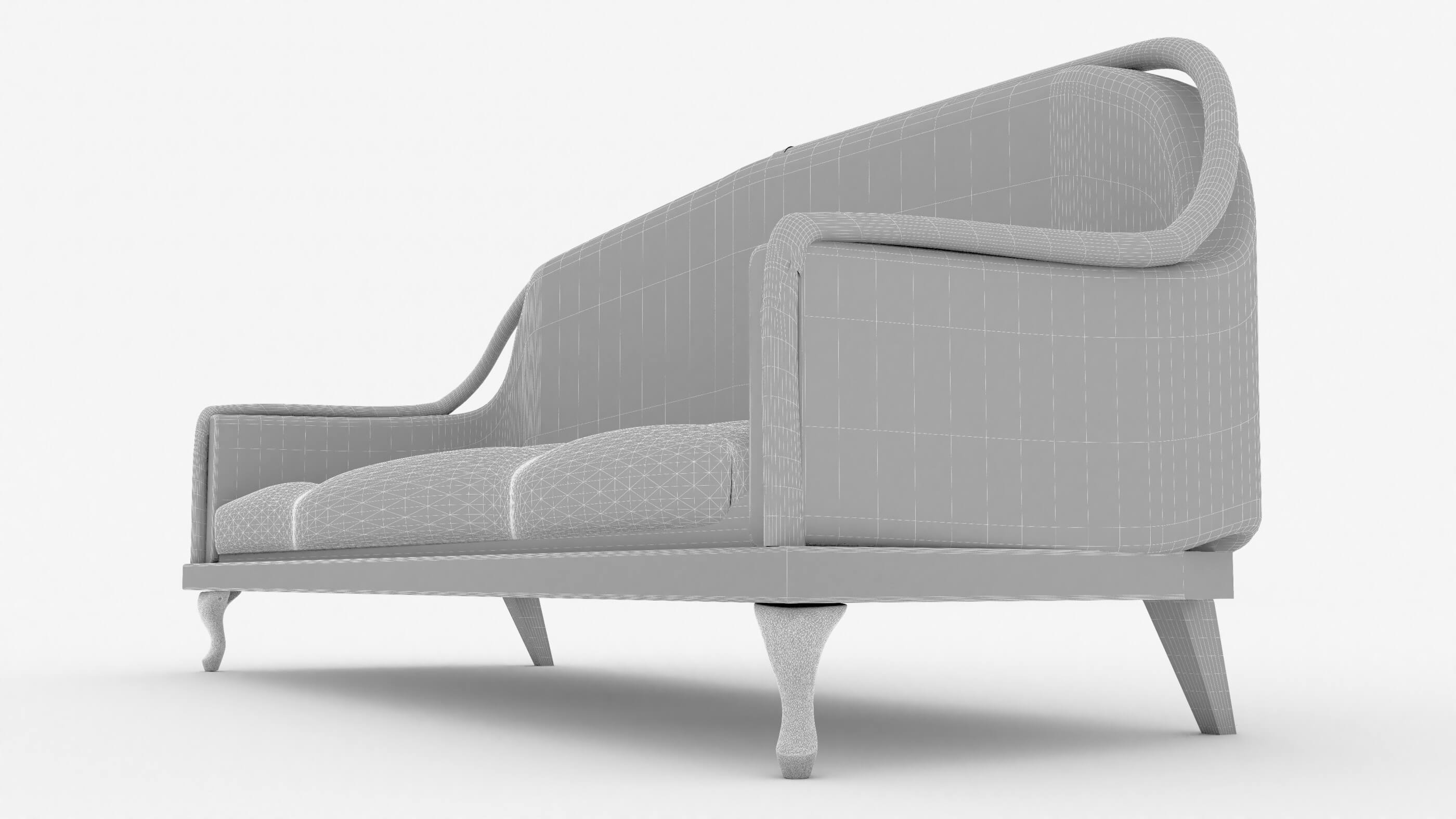 Sofa Moonlight 4K - 3D Model by Pictorer