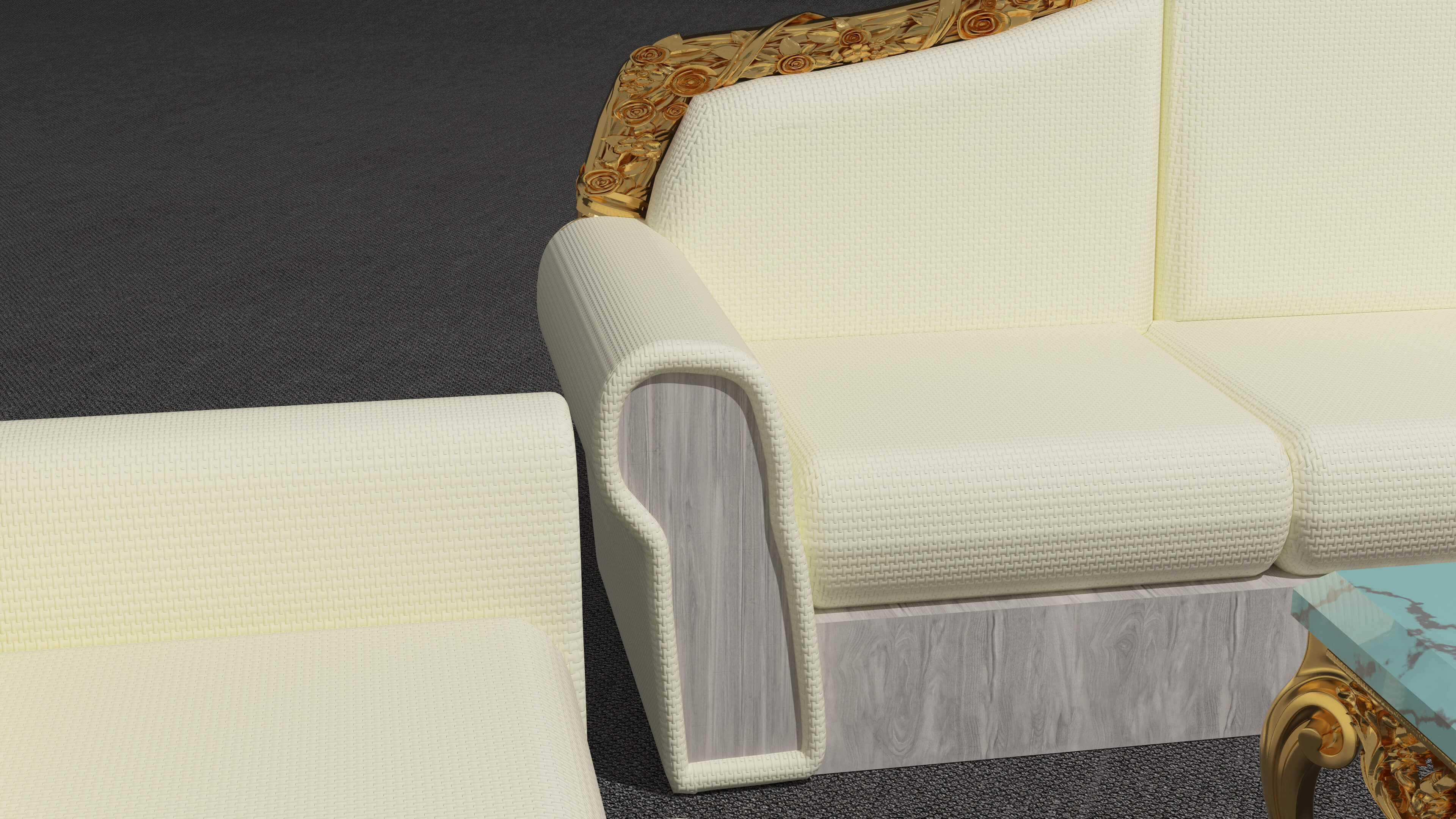 Classic Sofa Set 8K - 3D Model by Pictorer