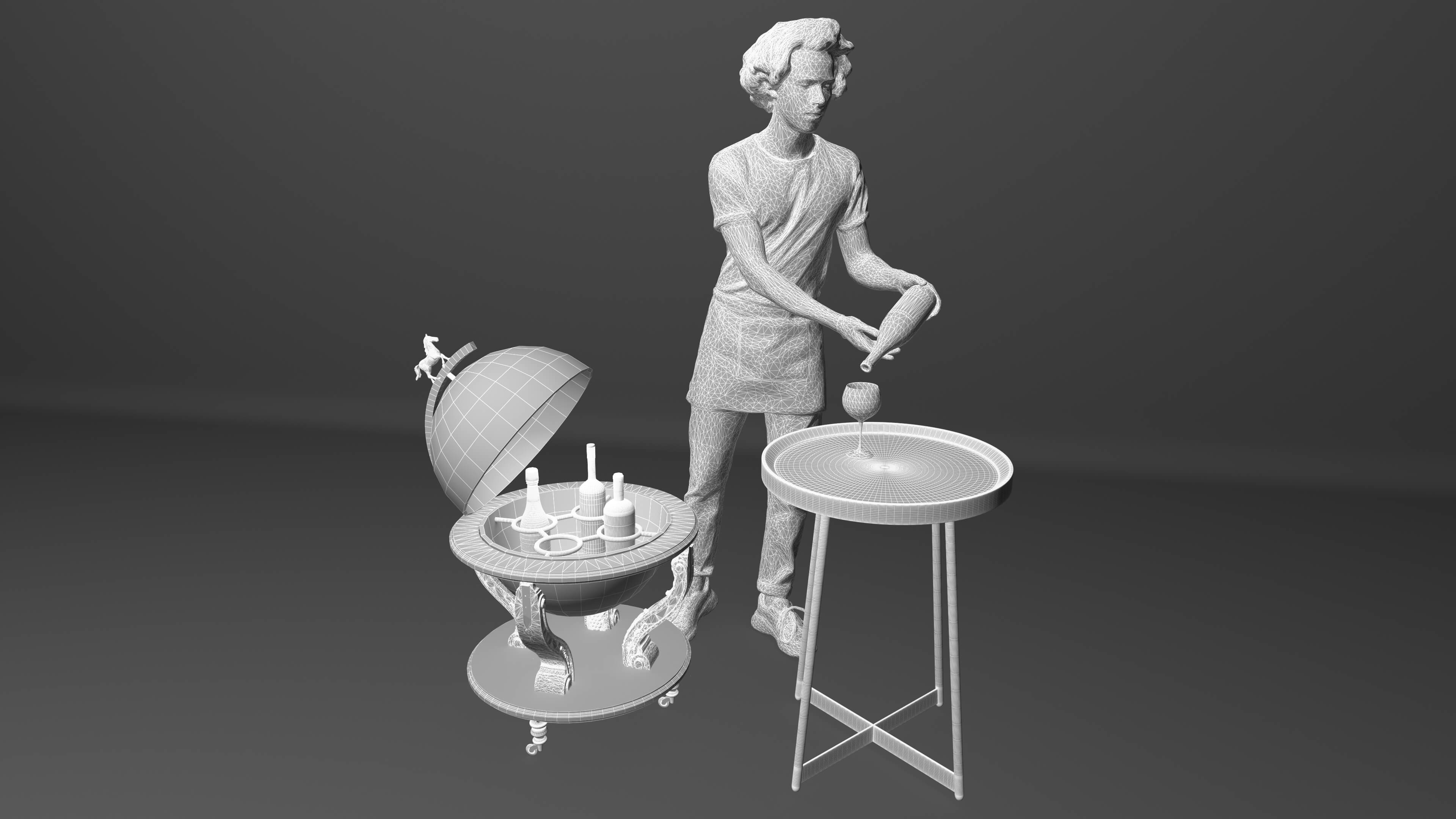 Sommelier 2 - 4k 3D Model by Pictorer